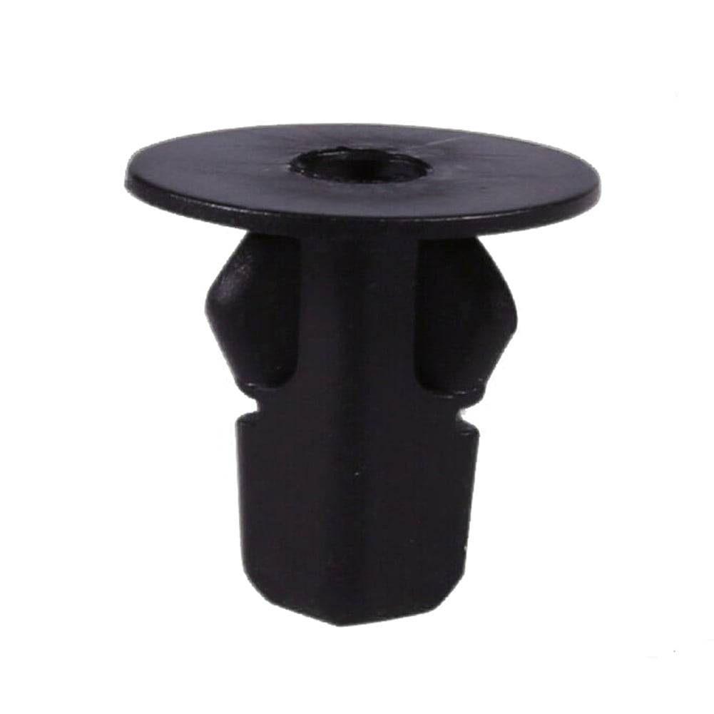 50Pcs Car Mudguard Liner Clips Nylon Screws Black Fastener Grommets For ...