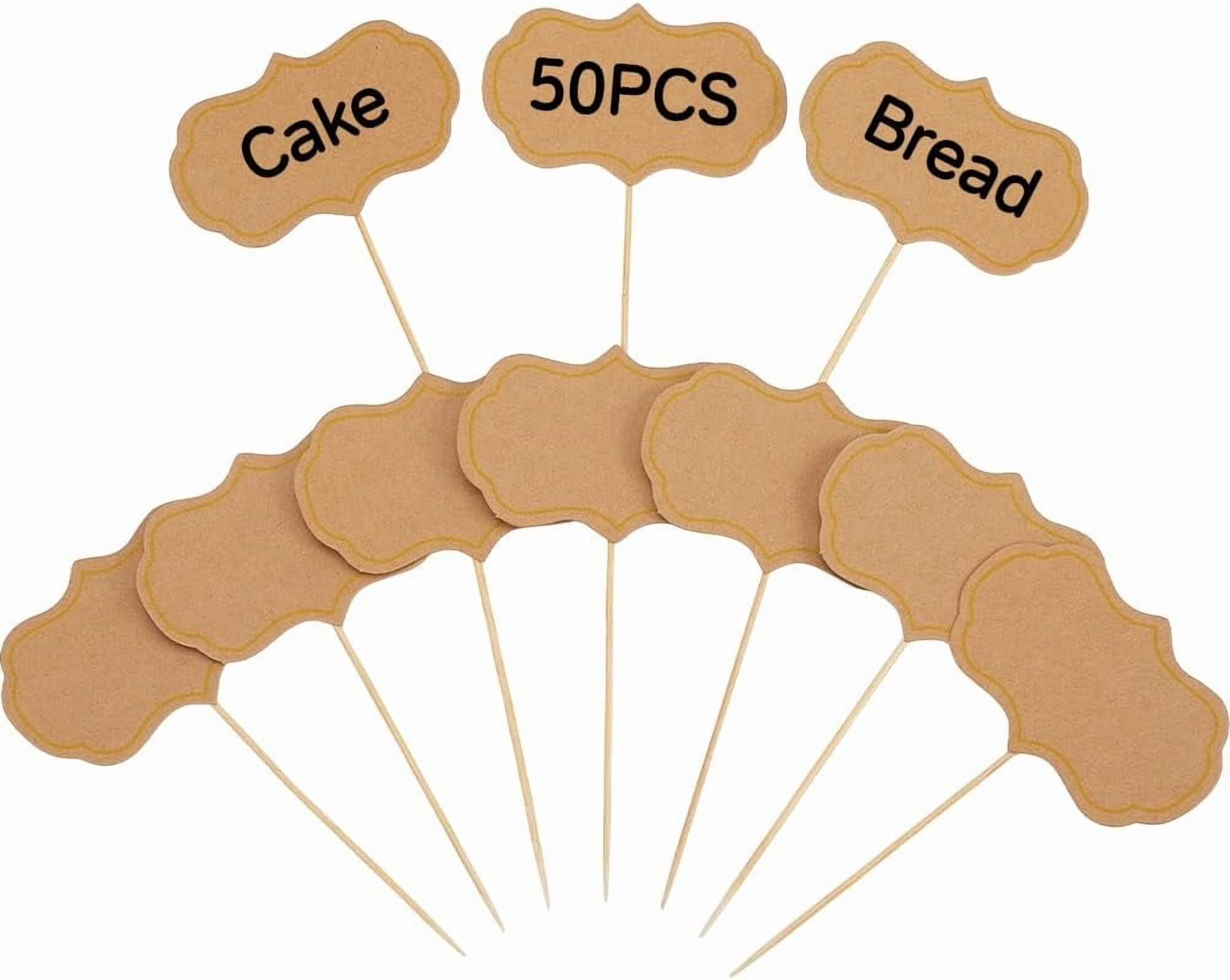 50Pcs Cheese Markers Charcuterie Boards Accessories Food Tags Buffet ...