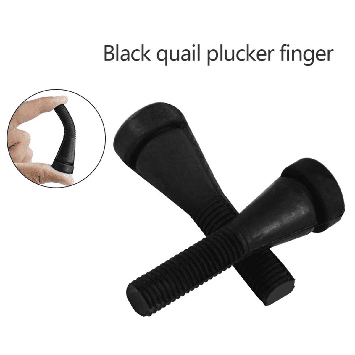 50Pcs Chicken Plucker Fingers, Rubber Hair Removal Stick Poultry ...