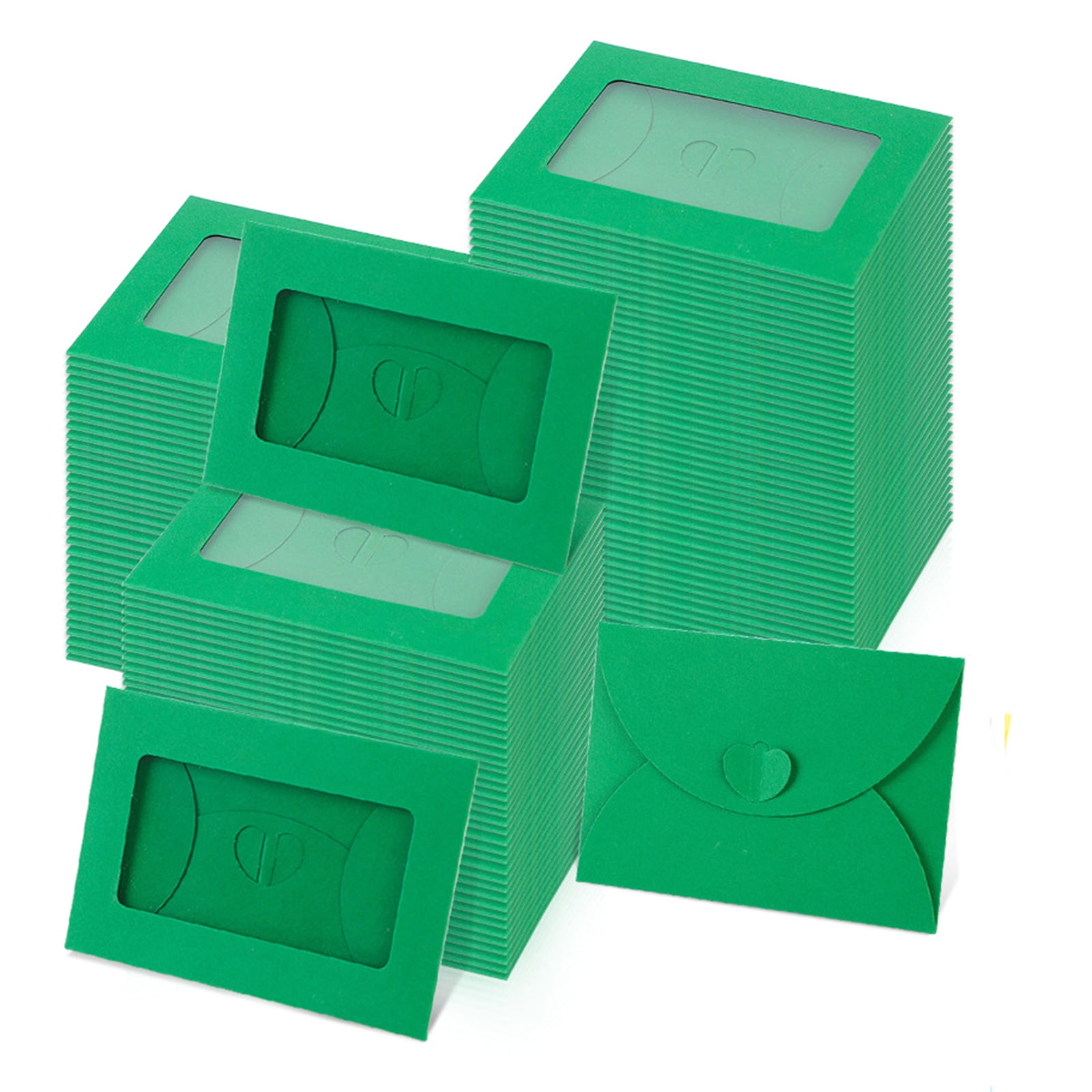 50Pcs Clasps Closure Design Heart Clasps Envelope Set, 10x7cm Colorful ...