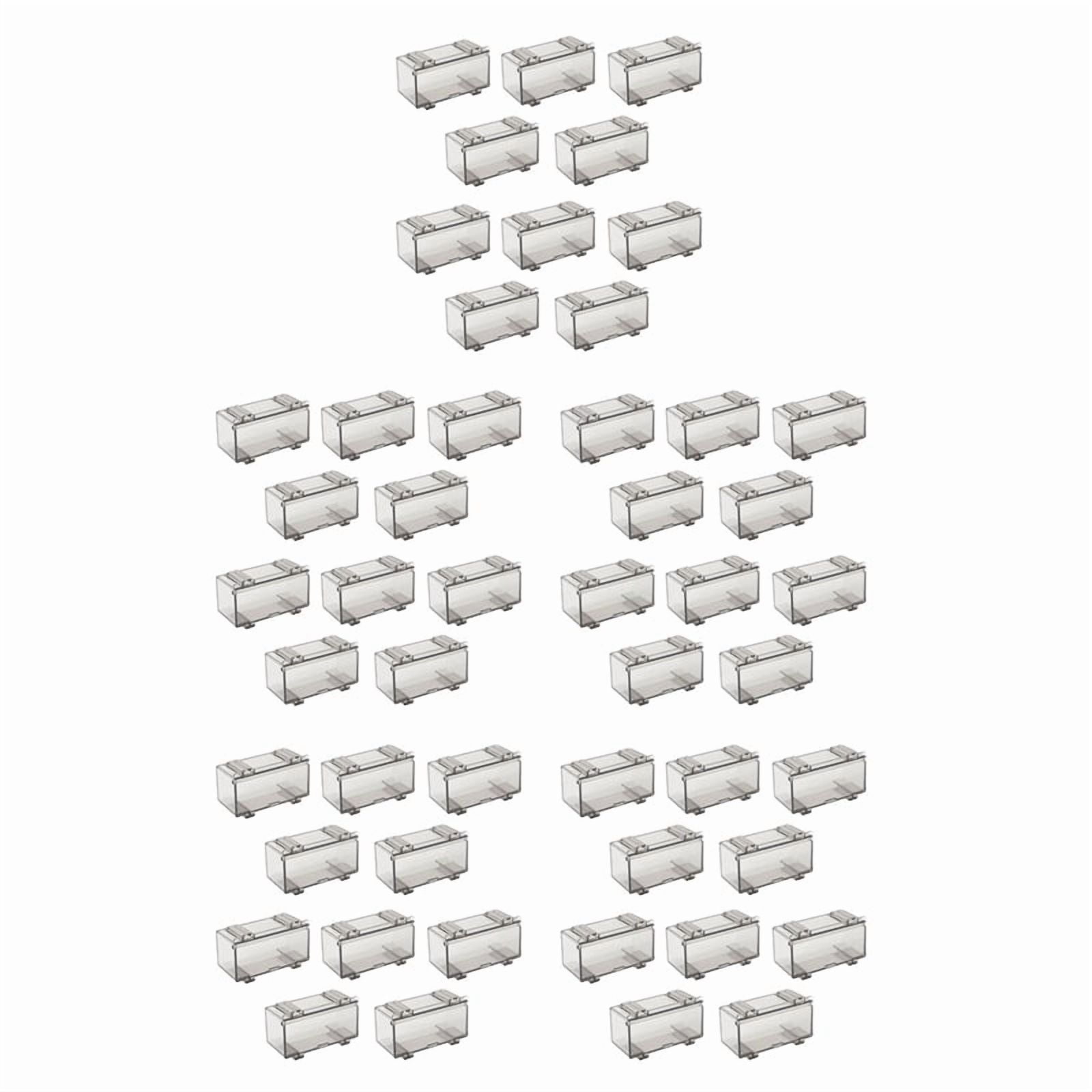 50Pcs Clear Acrylic Display Case for Car Mold, Wheels Car Model Display ...