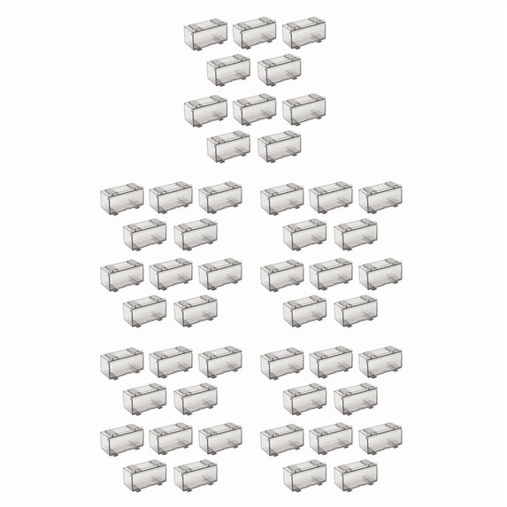 50Pcs Clear Acrylic Display Case for Car Mold, Wheels Car Model Display ...
