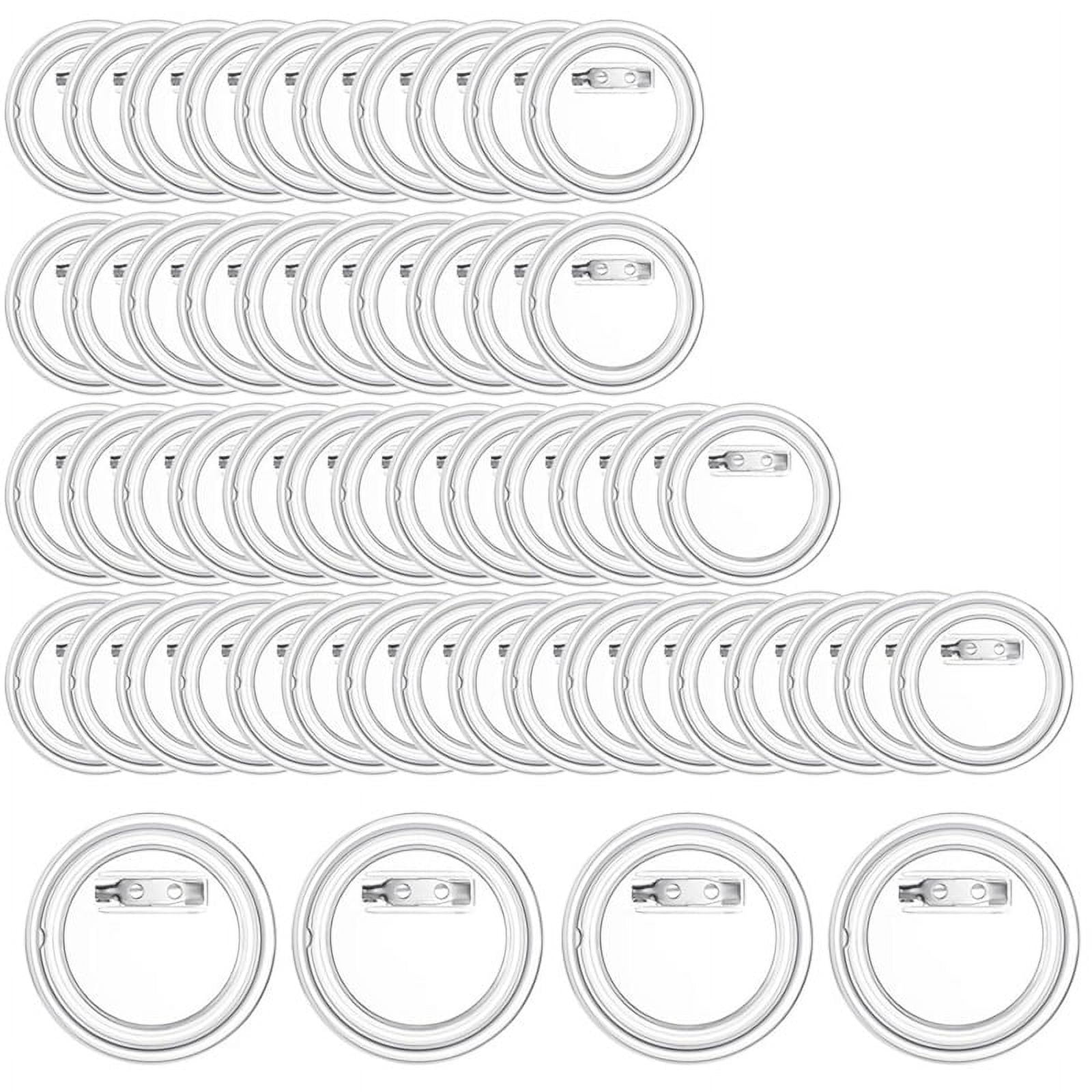 50Pcs Clear Pins Buttons Badges Button Pins for Crafts Custom Button ...