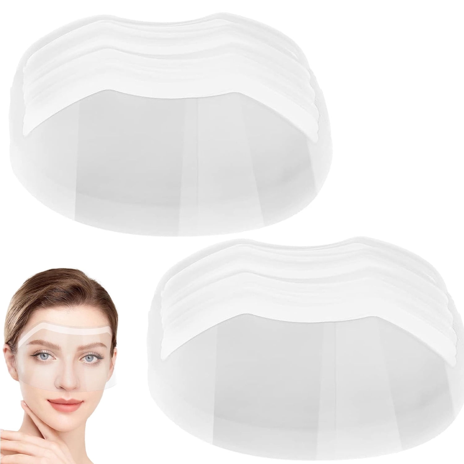 50Pcs Clear Shower Face Eye Shield After Surgery,Bexikou Disposable ...