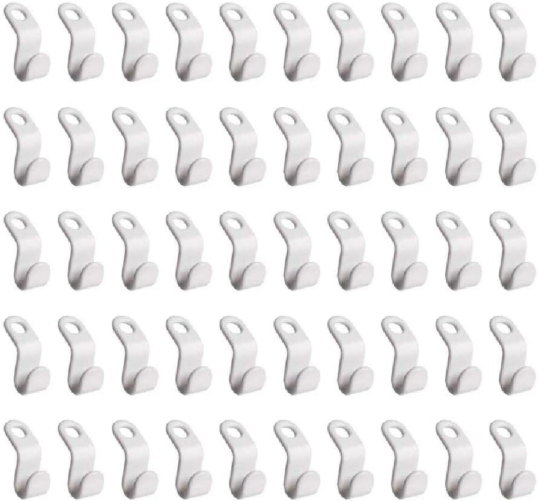 50pcs Clothes Hanger Connector Hooks Space Saving Extender Hooks For