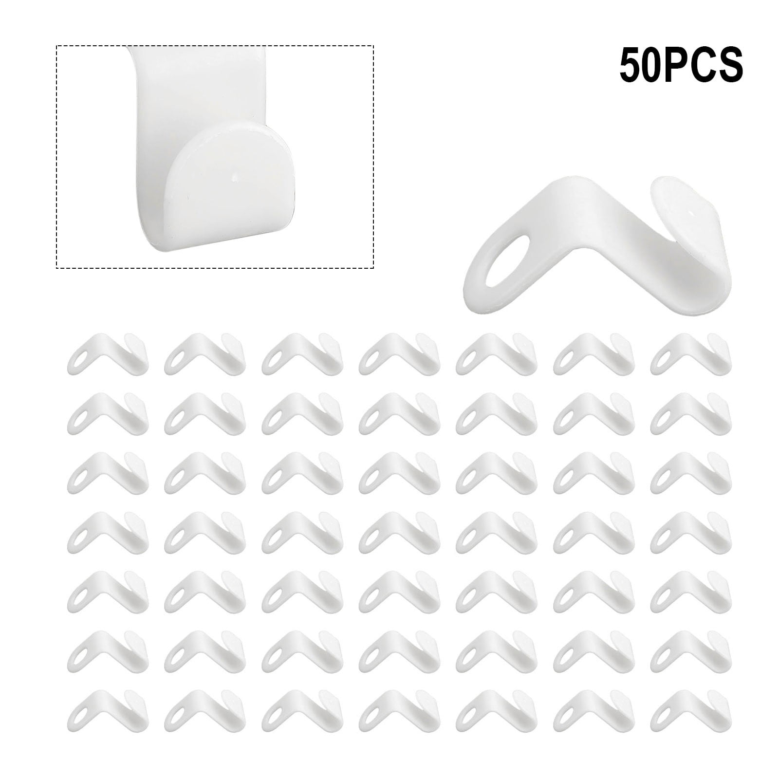 50Pcs Clothes Hanger Hooks Space Saving Cascading Hanger Extender Clips ...