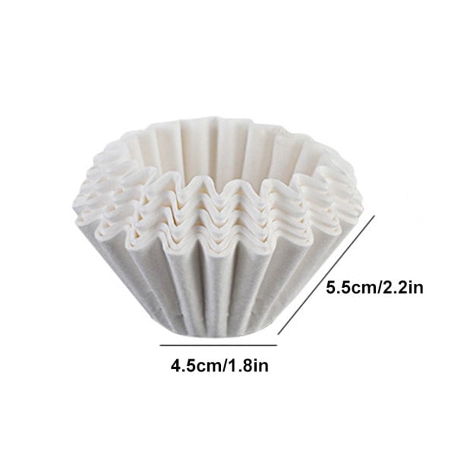 50Pcs Coffee Filter,Disposable Basket Coffee Filter for A Good Brew ...