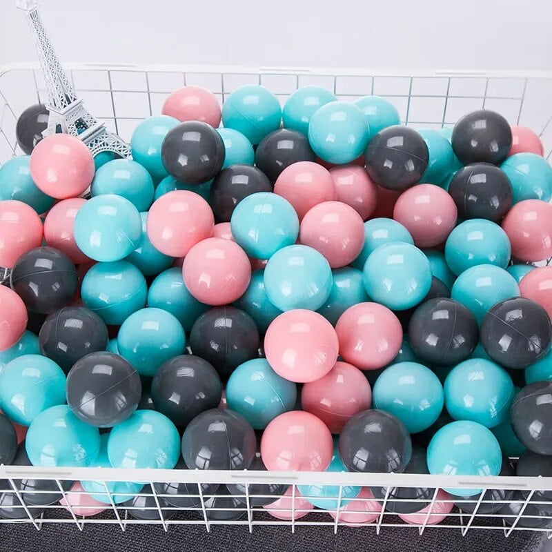 50Pcs Colors Baby Plastic Balls Water Pool Ocean Wave Ball Kids Swim ...