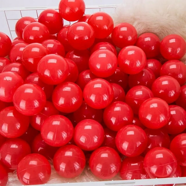 red plastic balls bulk