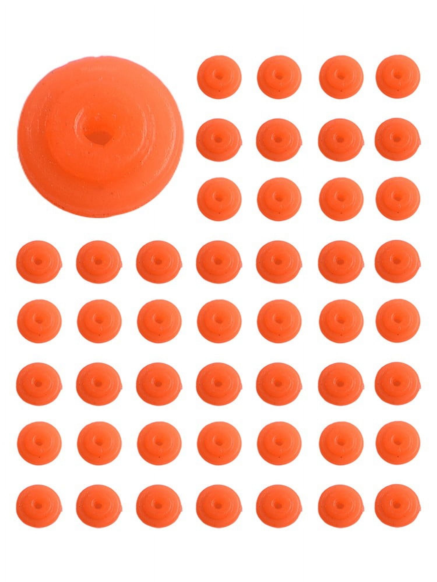 50Pcs Convex Bead Round Flat Baffle Bead Block Pie Type Awa Fishing ...