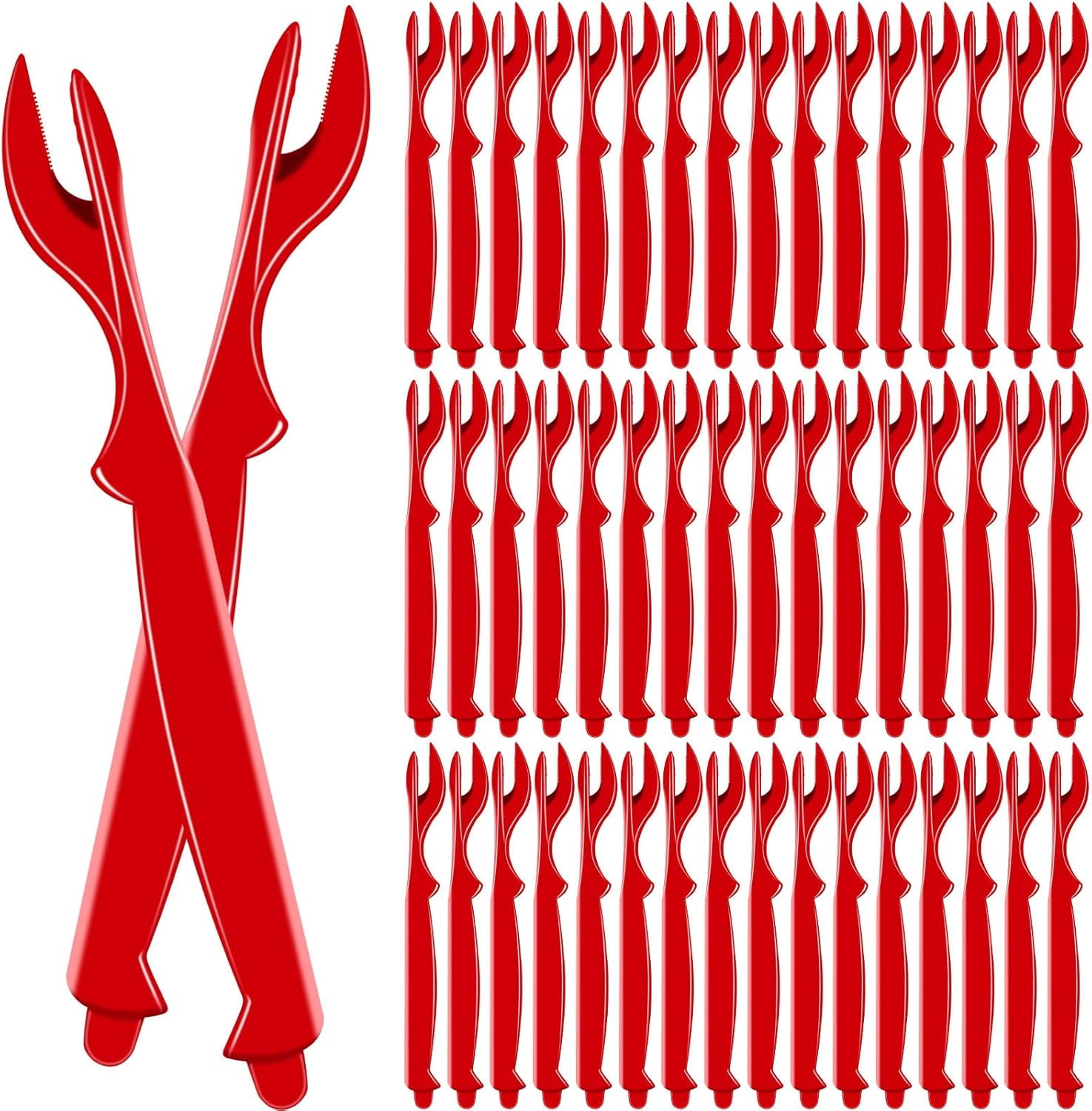 50Pcs Crab Legs Crackers - Crackers Picks Tools Set for Lobster, Crab ...