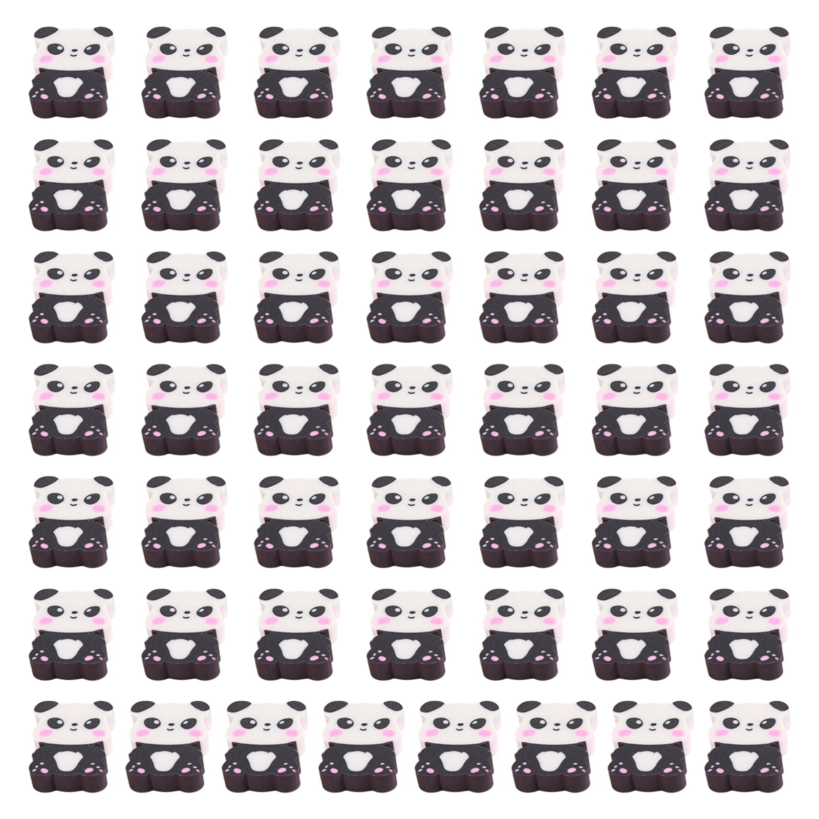 50Pcs Cute Animal Shaped Erasers Adorable Design Erasers For Pencil ...