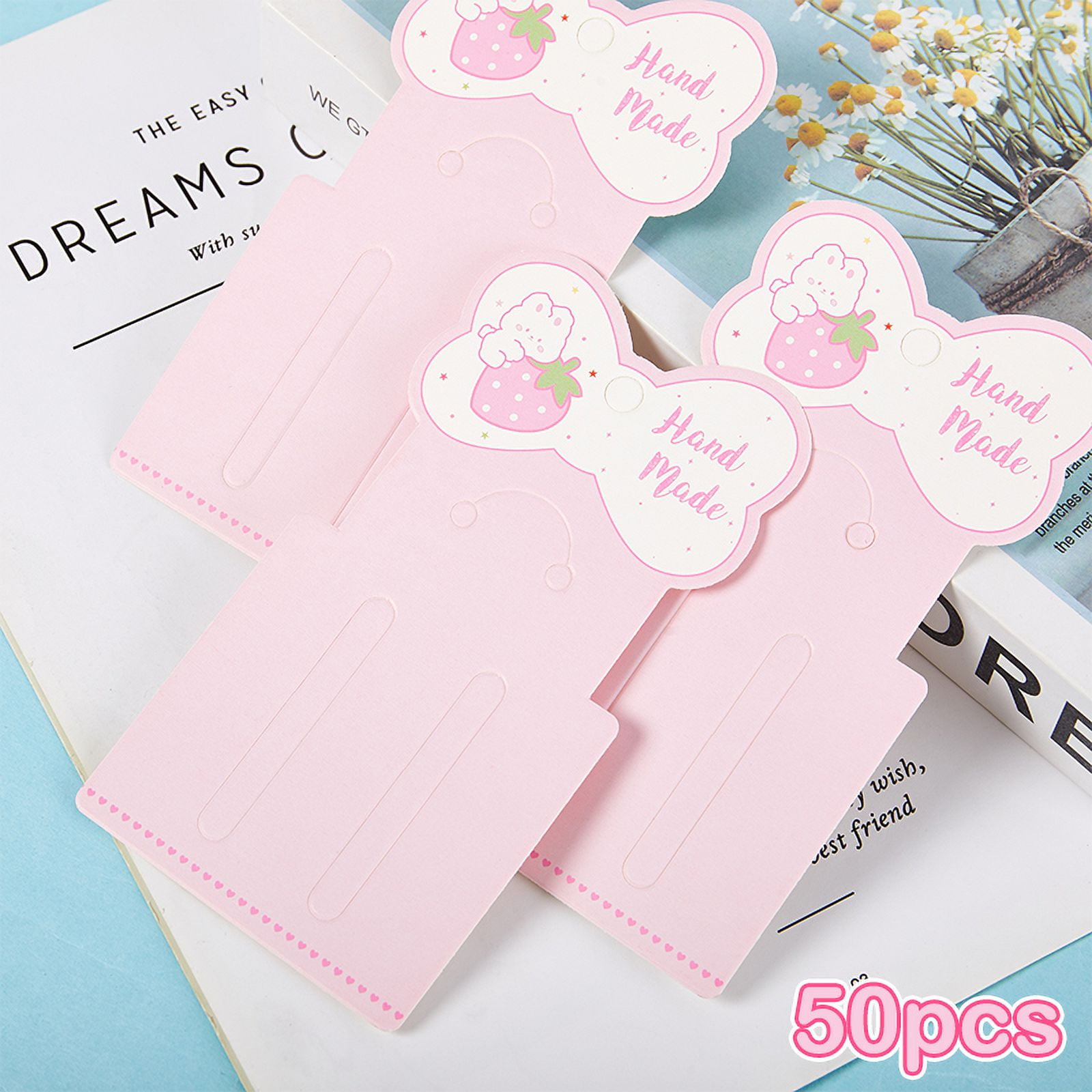 50Pcs Cute Hair Accessories Hairpin Display Cards Tag For DIY Hair ...