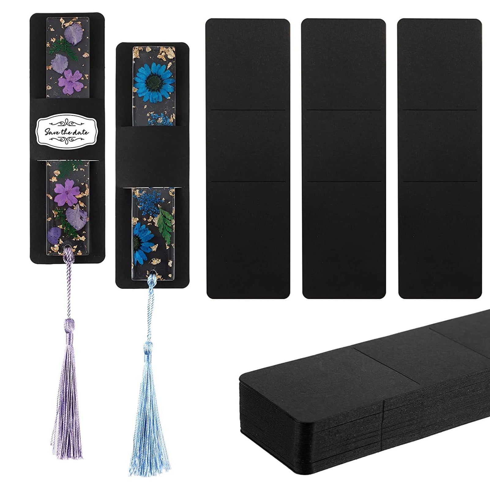 50Pcs DIY Bookmark Display Cards Personalize Your Bookmarks Eco ...