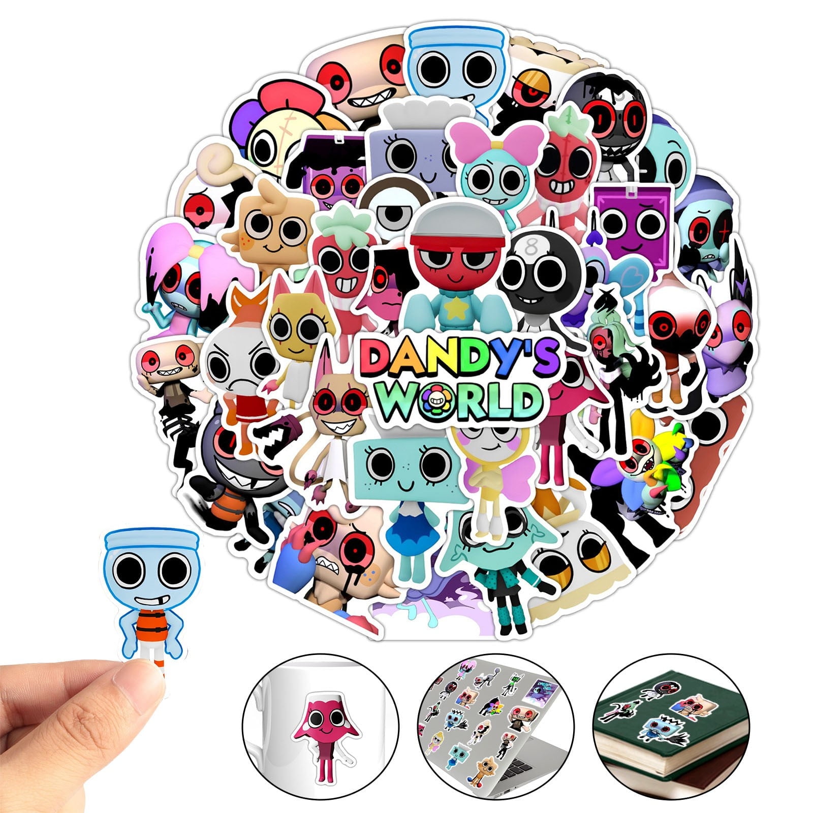 50Pcs Dandy'S World Table Centerpiece Birthday Party Supplies Table ...