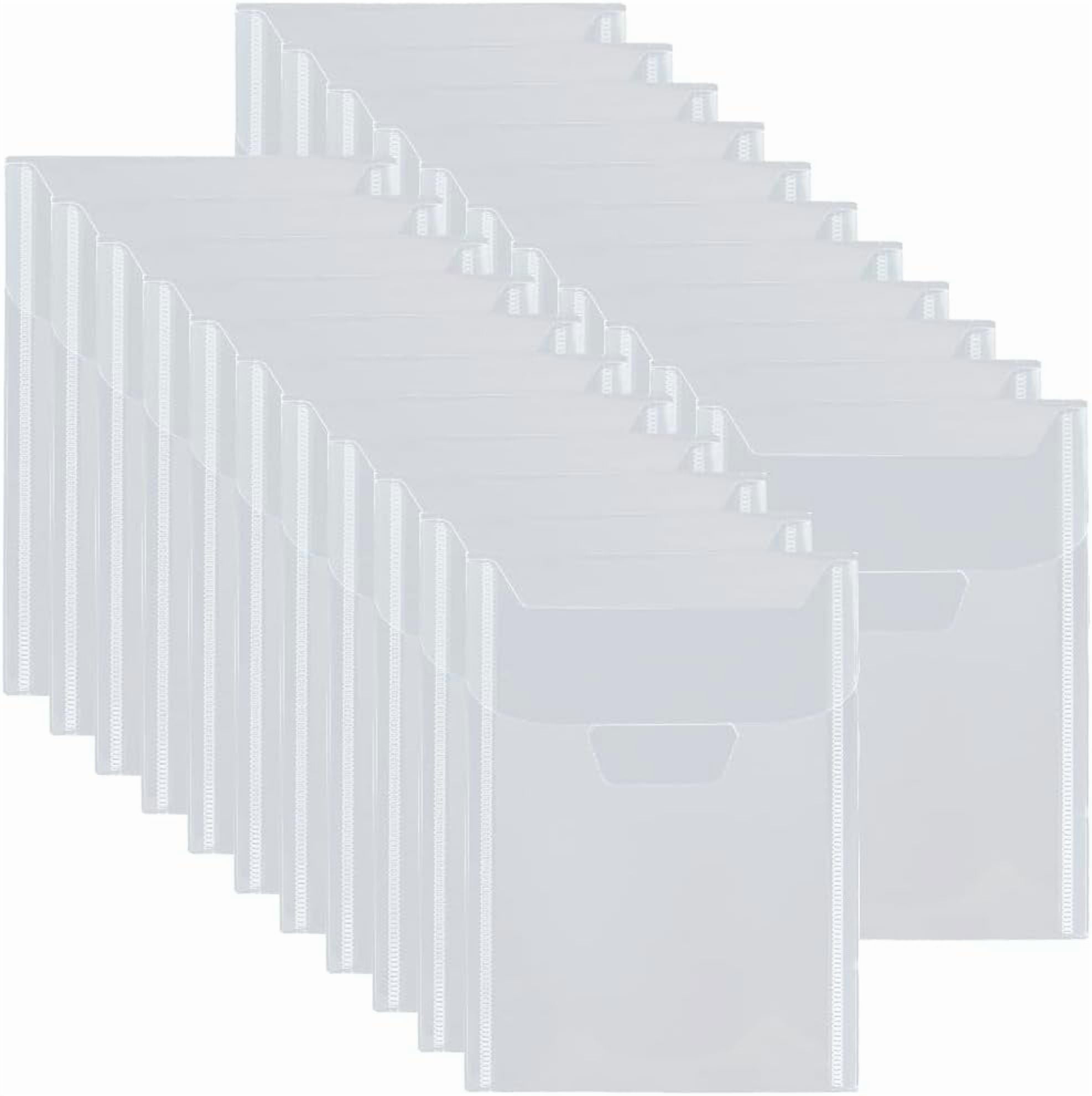 50Pcs Die Storage Pockets Stamp Pocket Bags Resealable Clear Plastic ...