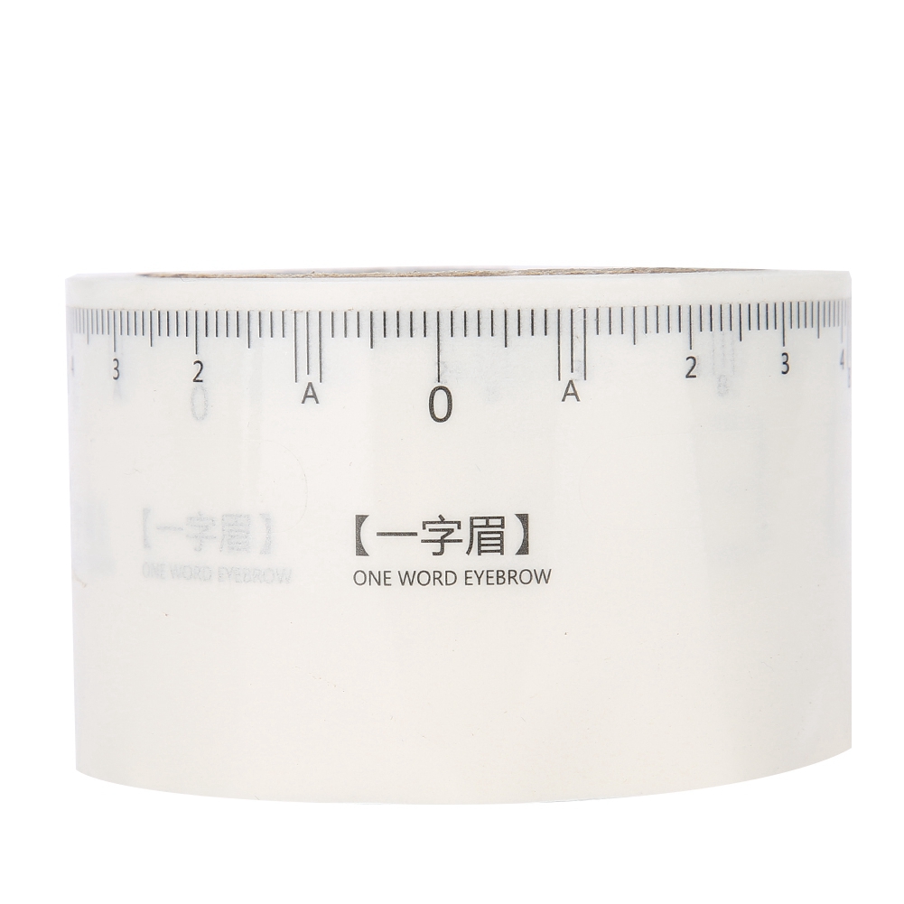 50Pcs Disposable Eyebrow Ruler Sticker Microblading Measure Tool ...