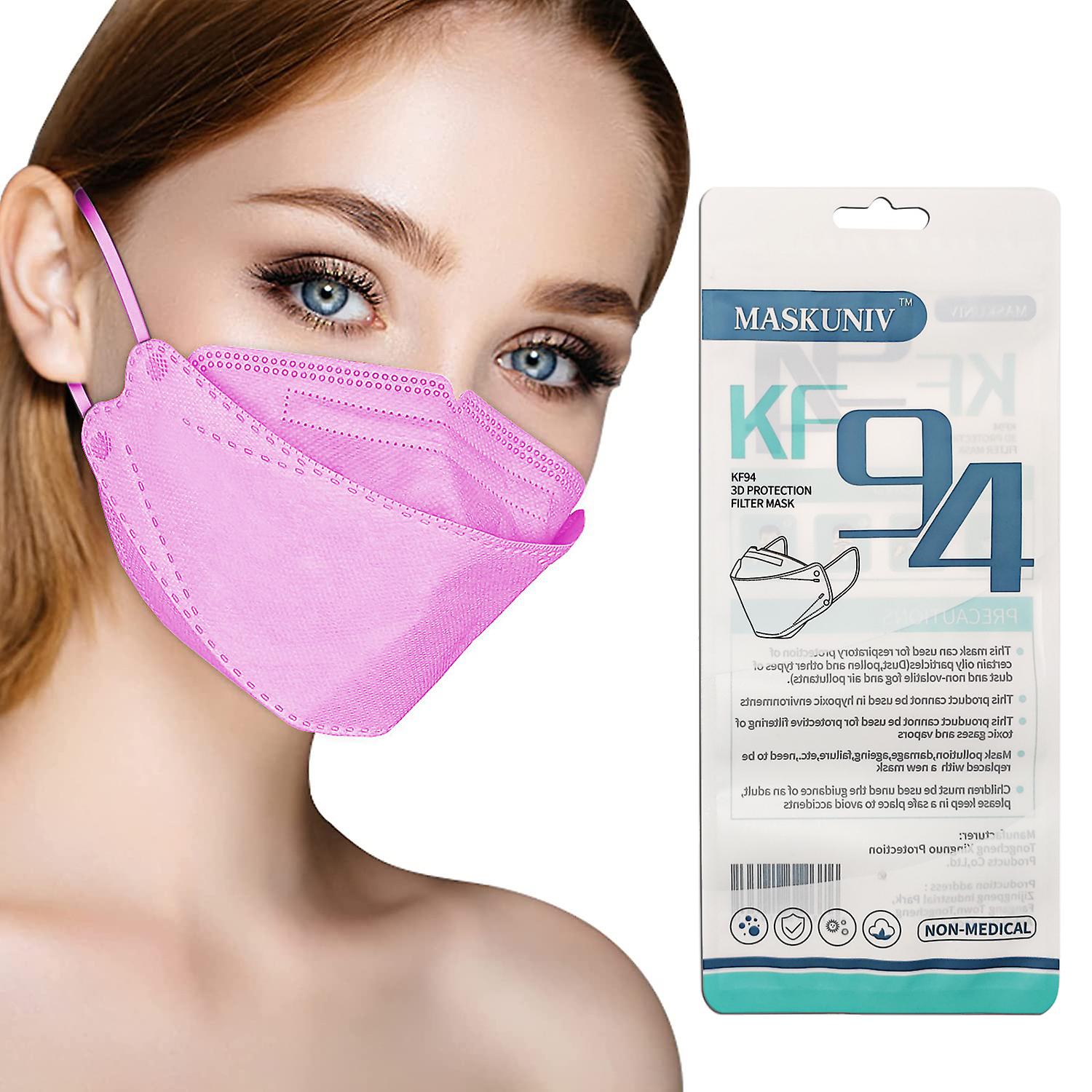 50Pcs Disposable Face Masks KF94 Masks Anti-Dust Facial Masks Adult ...