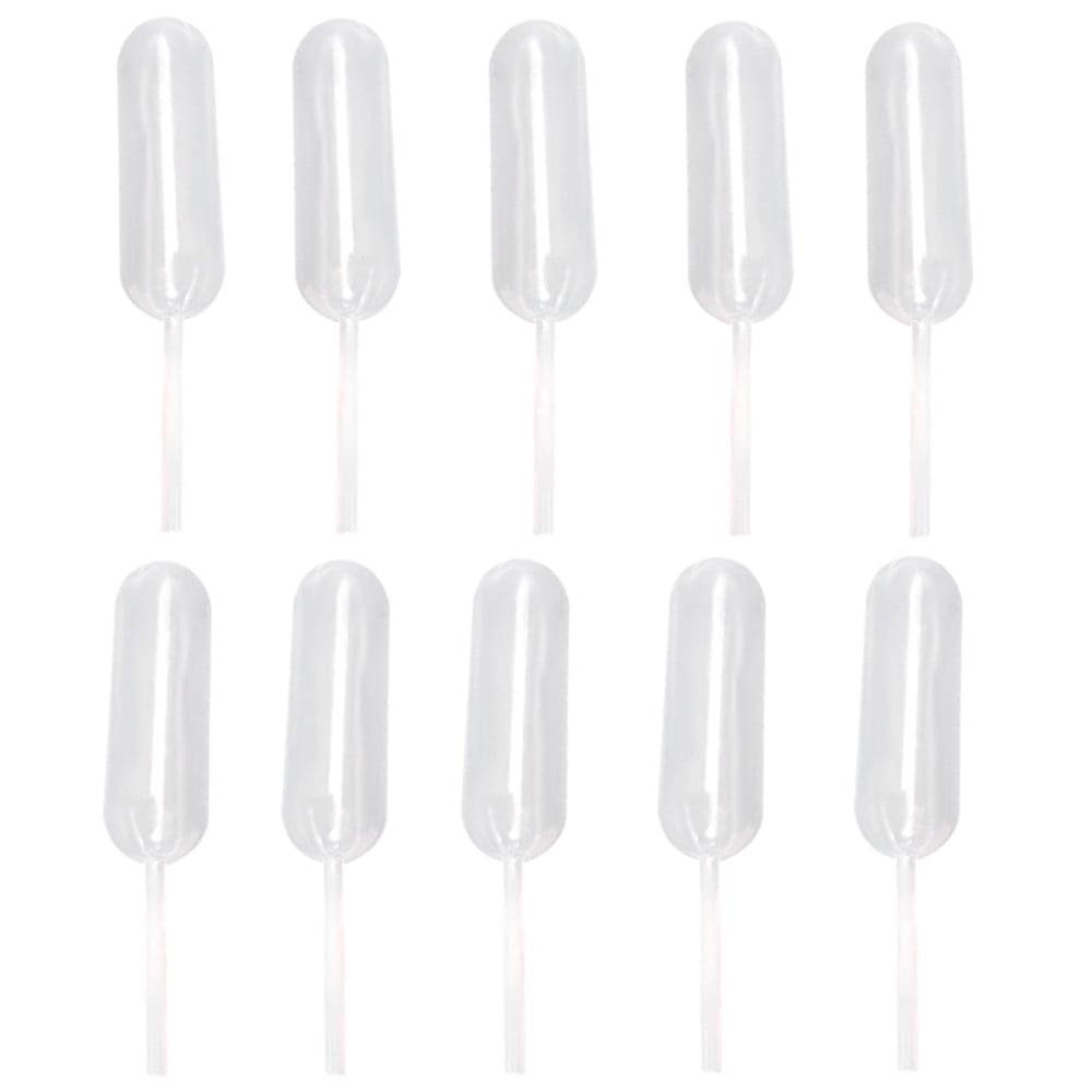 50Pcs Disposable Straw Cake Ice Cream Injection Pipette Dropper 4ml ...