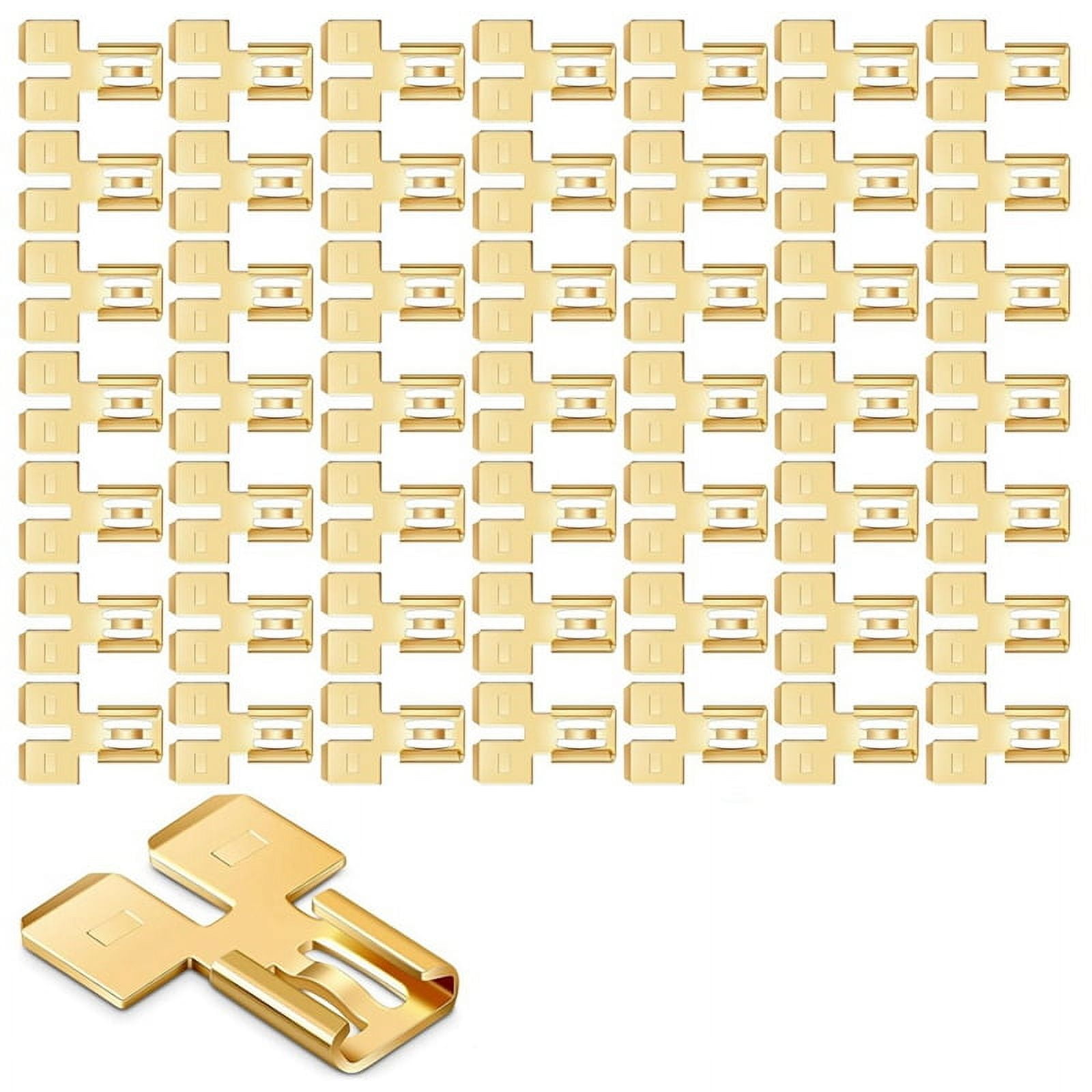 50Pcs Double Piggyback Spade Connector Quick Disconnect 2 Way Wire ...