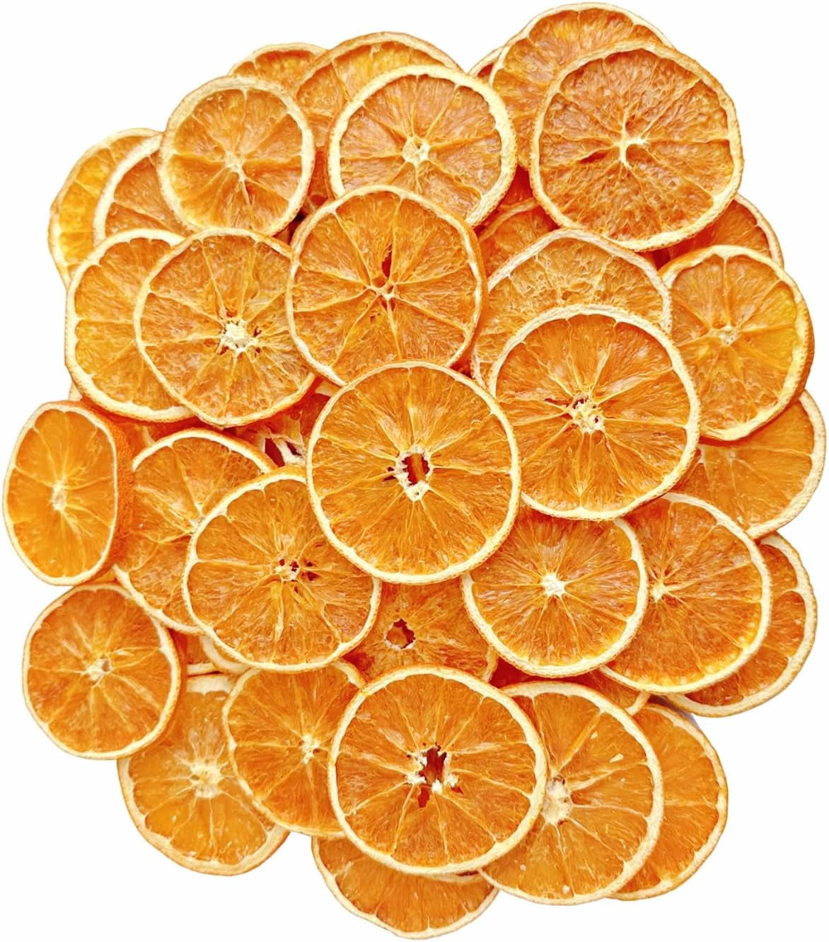 50Pcs Dried Orange Slices for Crafts, 4-5cm Natural Orange Slice ...