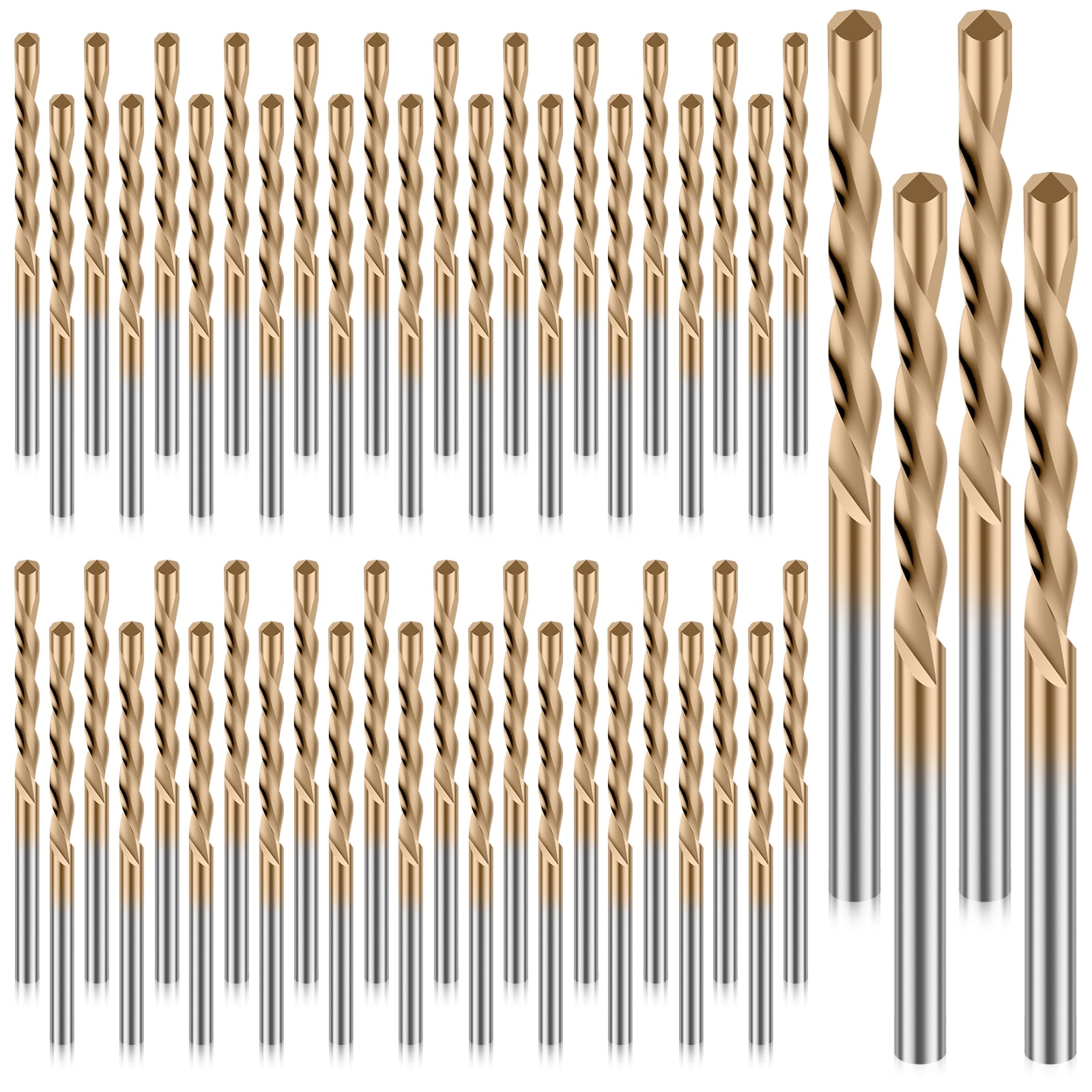 50Pcs Drywall Bit 1/8 Inch Spiral Saw Tip Cutting Bits M2 High Speed ...