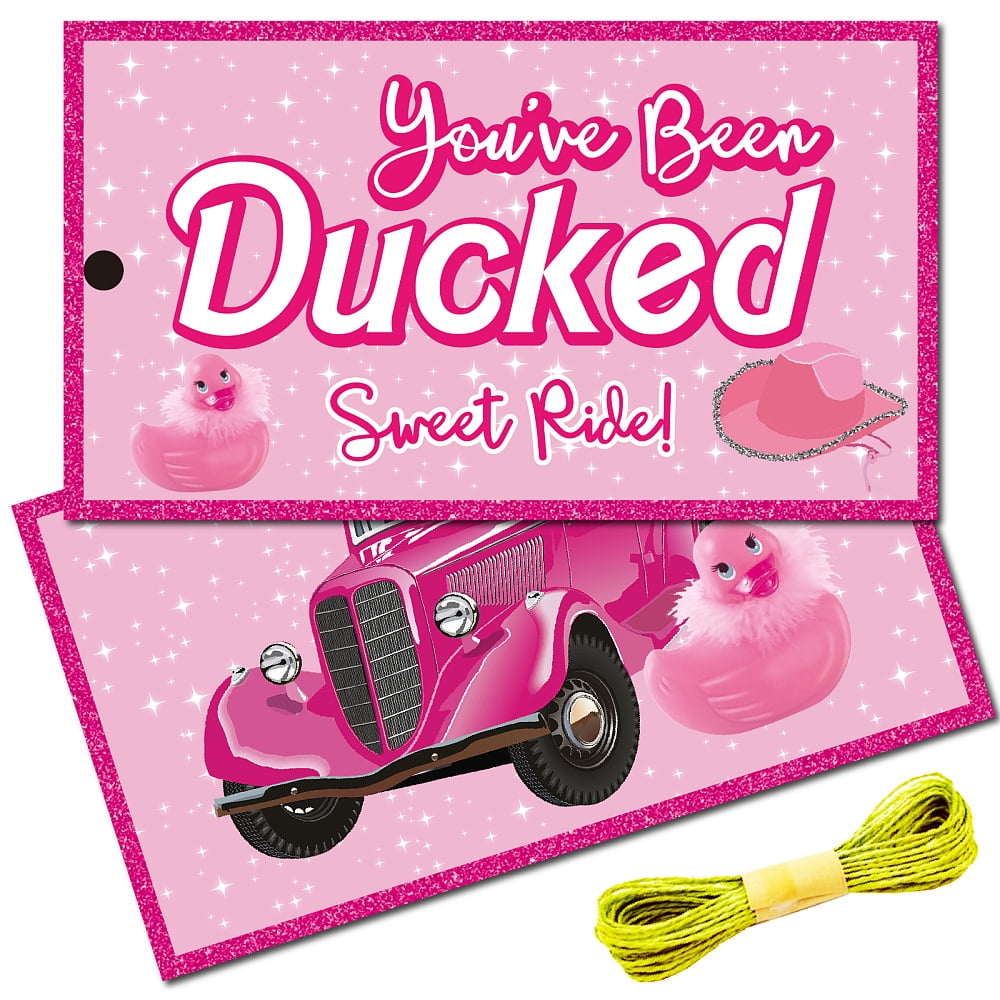 50Pcs Duck Tags Cruising Rubber Duck Tag Cruise Duck Duck Tags Card ...
