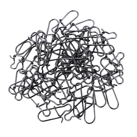 50Pcs Easy Snapping Fishing Hook Quickly Change Fishing Snapping Clip ...
