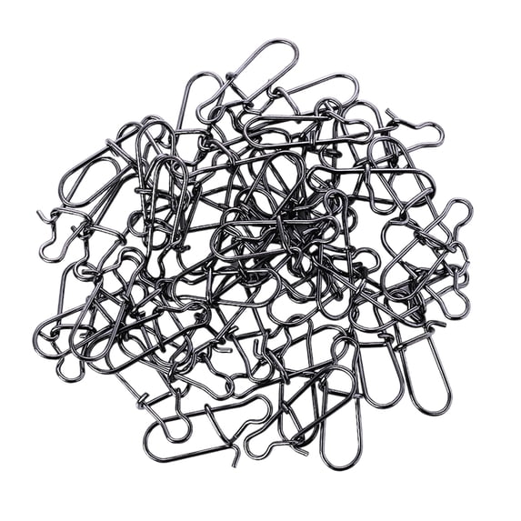 50Pcs Easy Snapping Fishing Hook Quickly Change Fishing Snapping Clip ...