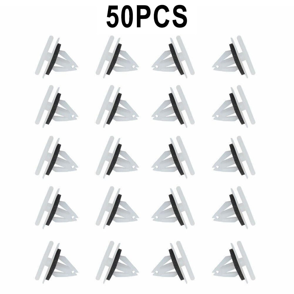50Pcs Exterior Rocker Panel Moulding Clip Fastener Sealer for Ford 2013 ...