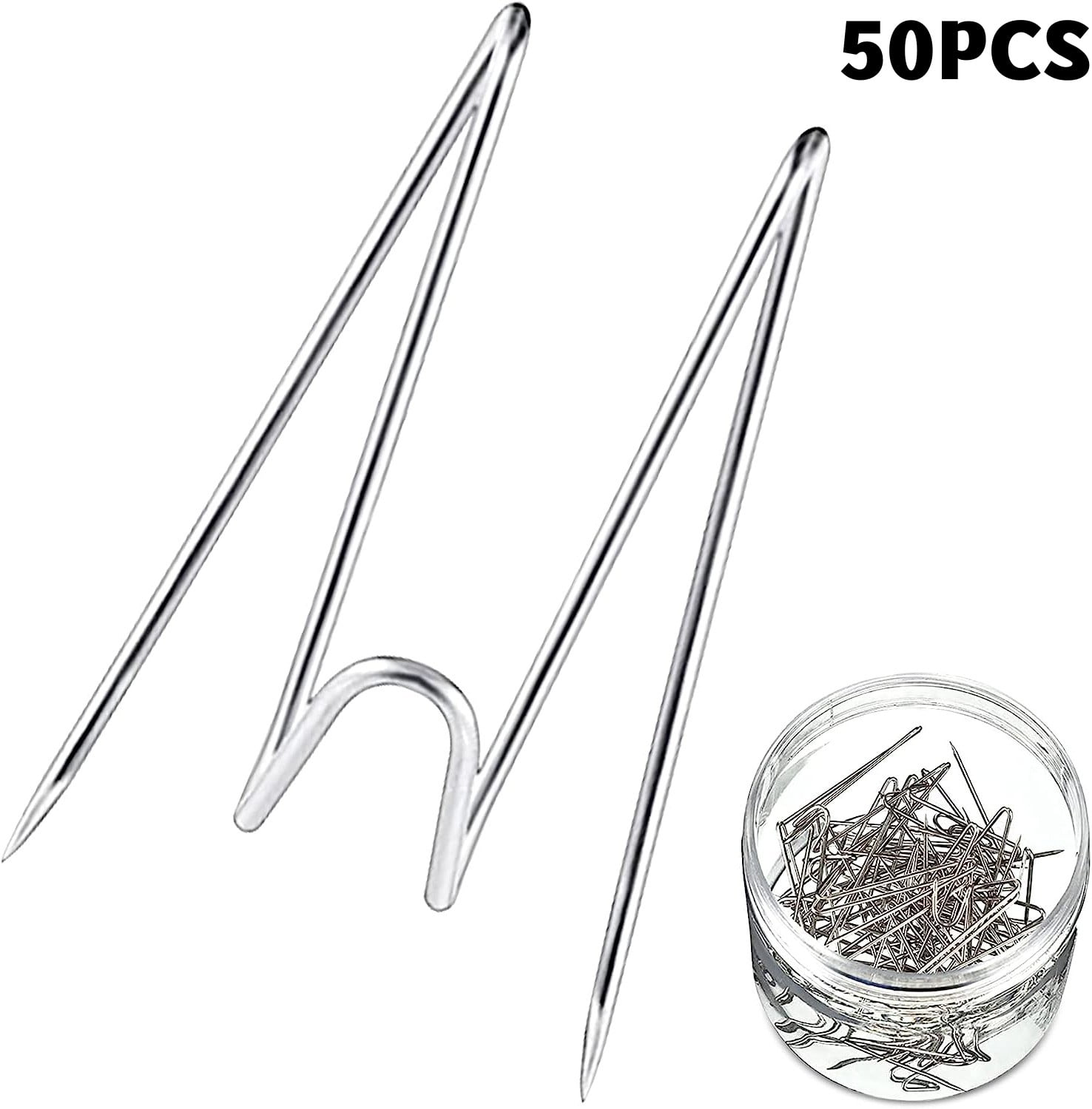 50Pcs Fabric Panel Wall Hooks Panel Wire Hooks, Cubicle Hooks with ...