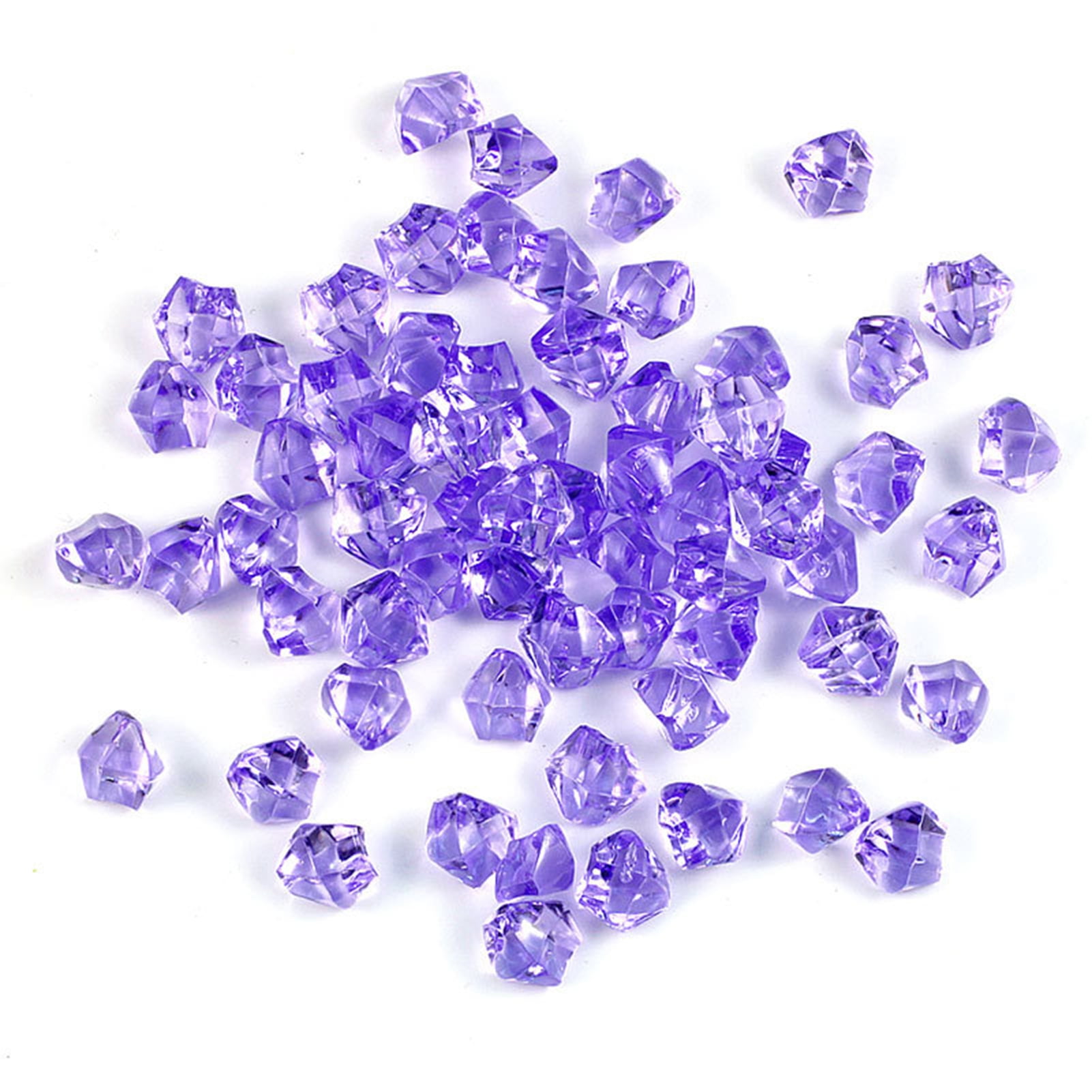 50Pcs Fake Acrylic Diamond Crystals, Non-deformation, Wedding Decor ...