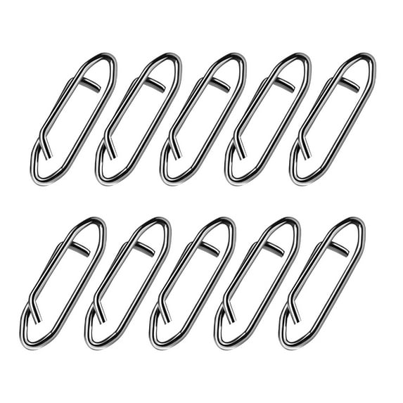 50Pcs Fast Snaps Speed Clip Fishing Tackle Link Split Rings Snaps ...