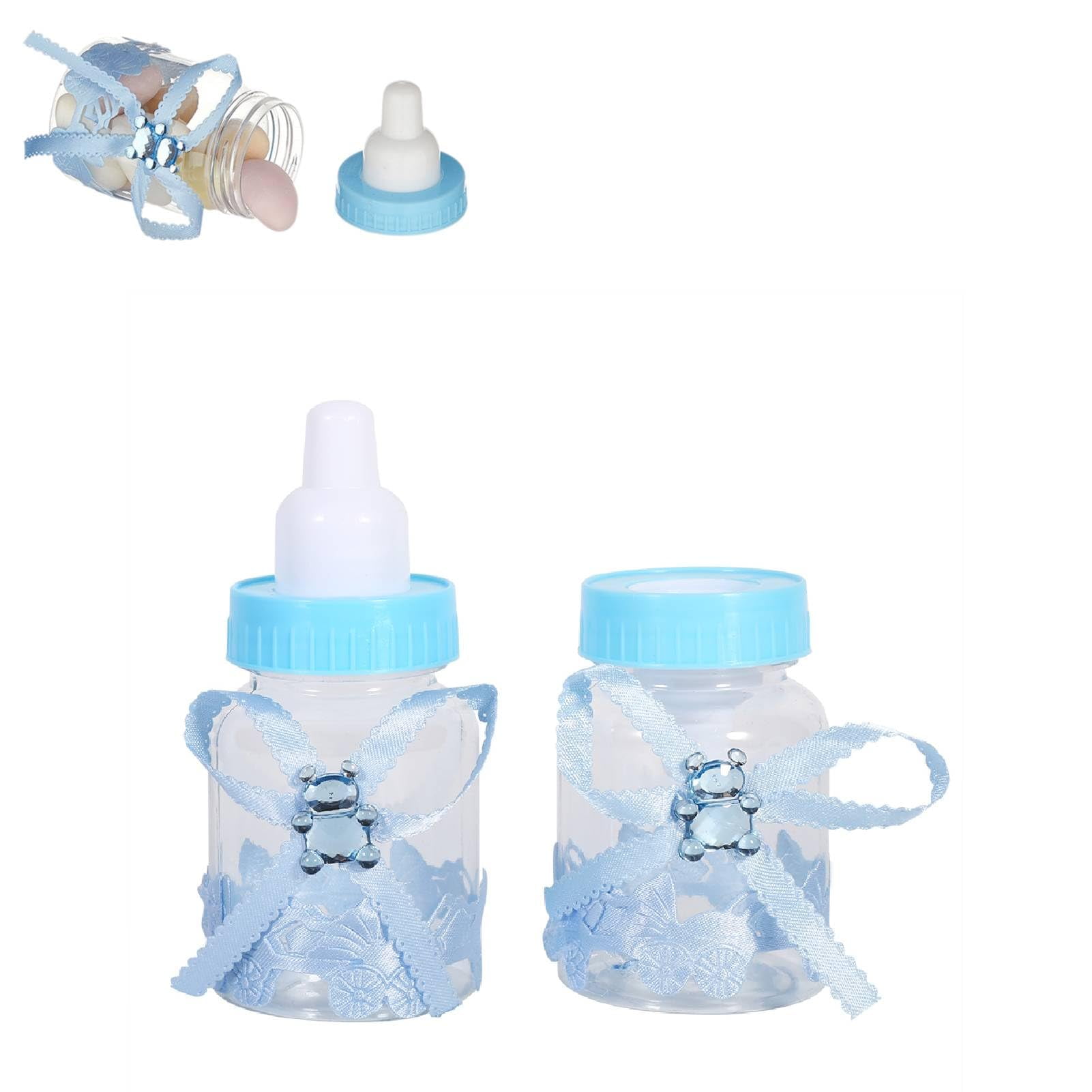50Pcs Feeder Style Candy Bottle for BSL1 Baby Shower, Mini Party Favors ...