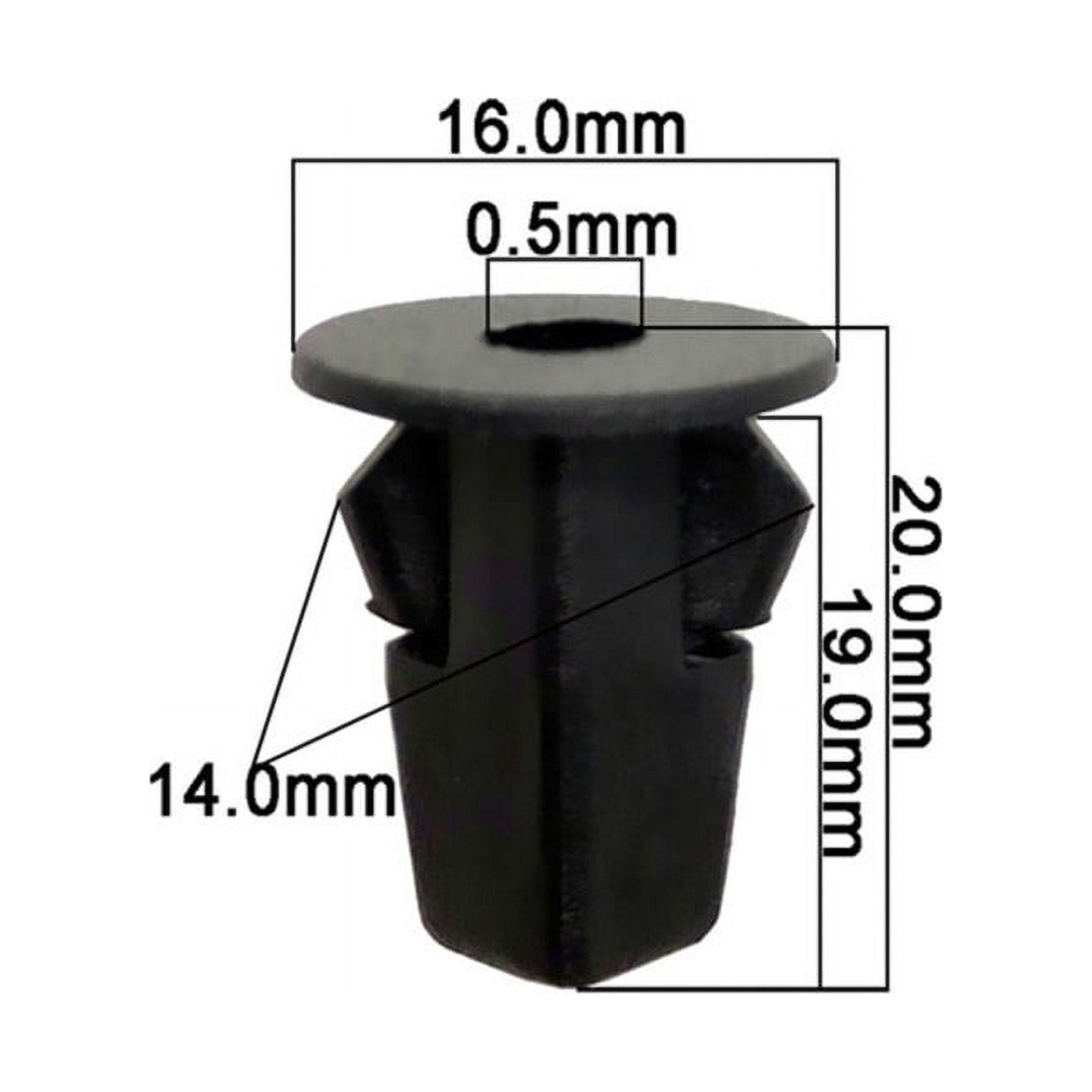 50pcs Fender Liner Screw Plastic Rivet Fastener Clips For Toyota Lexus ...