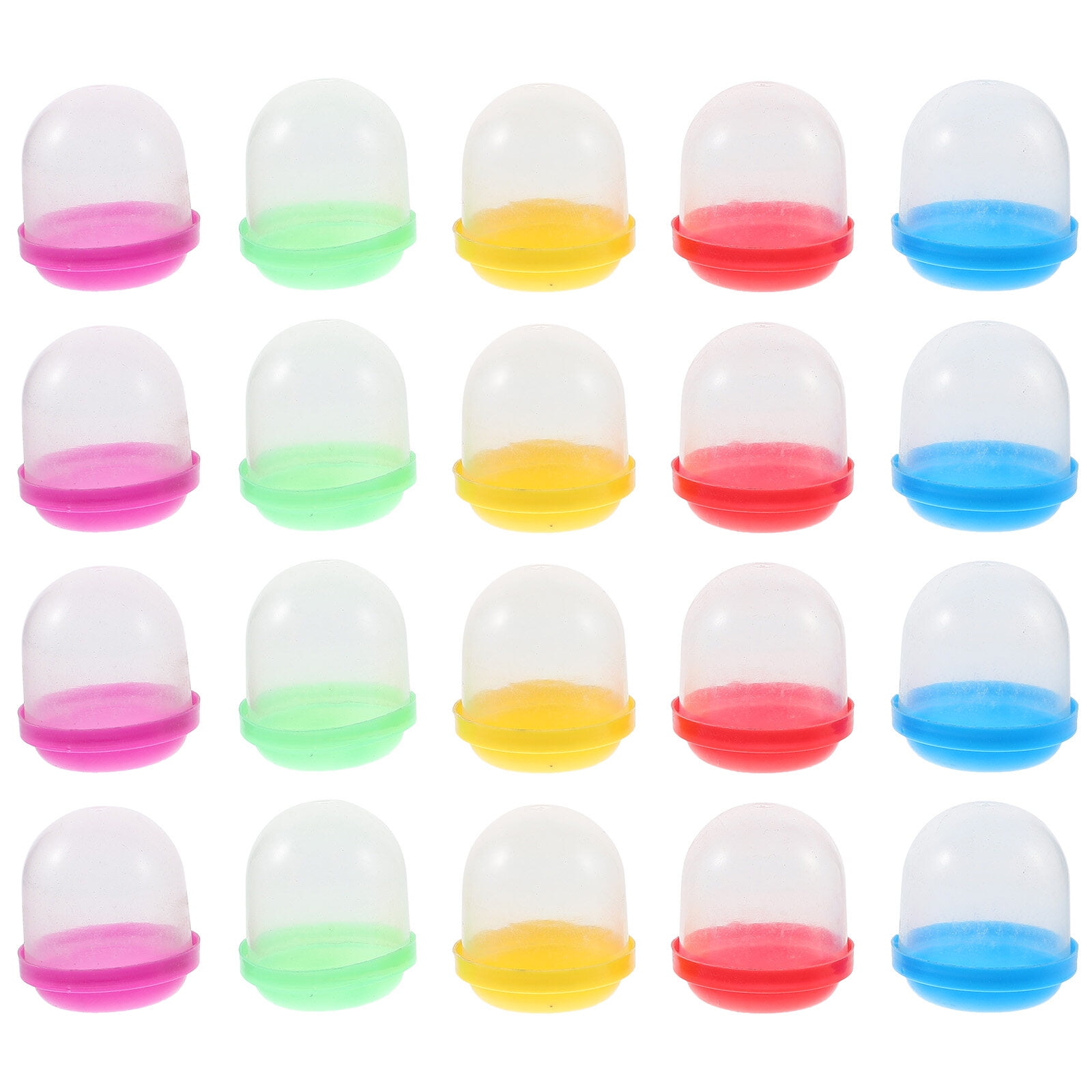 50Pcs Fillable Plastic Balls Empty Capsules Balls Capsules Candy Gift ...