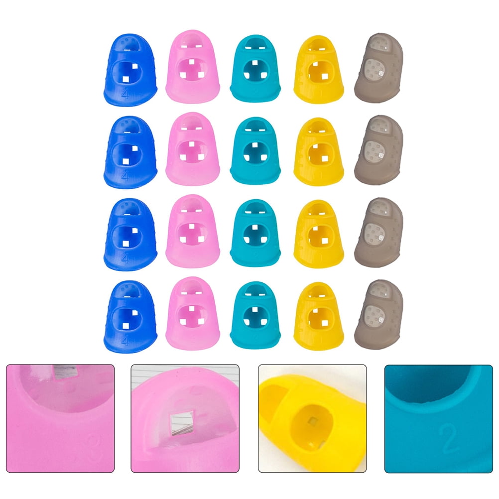 50Pcs Fingertip Protection Caps Guitar Practice Finger Cover Finger ...
