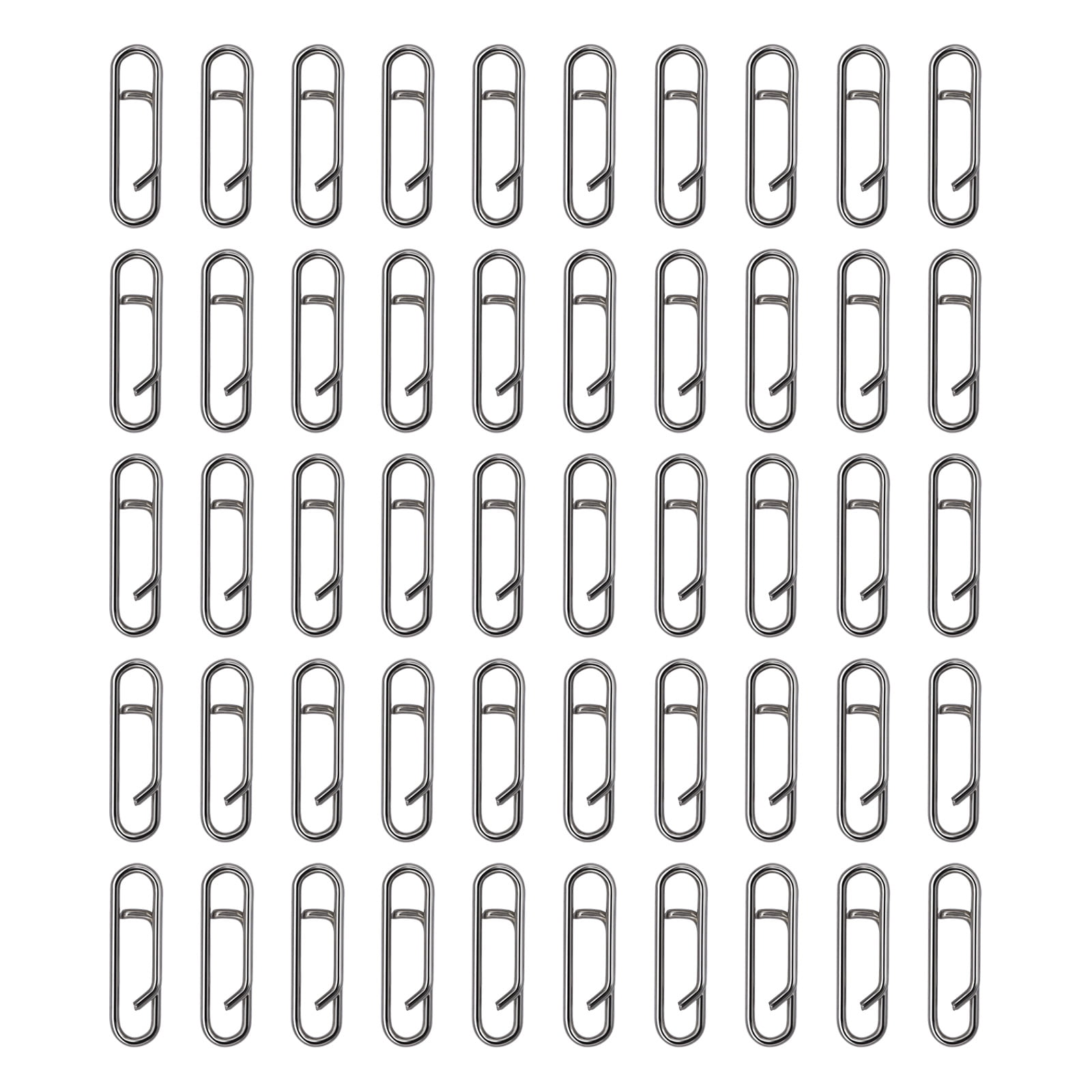 50Pcs Fishing Clip Connectors Quick Changing Connector for Lures Power ...