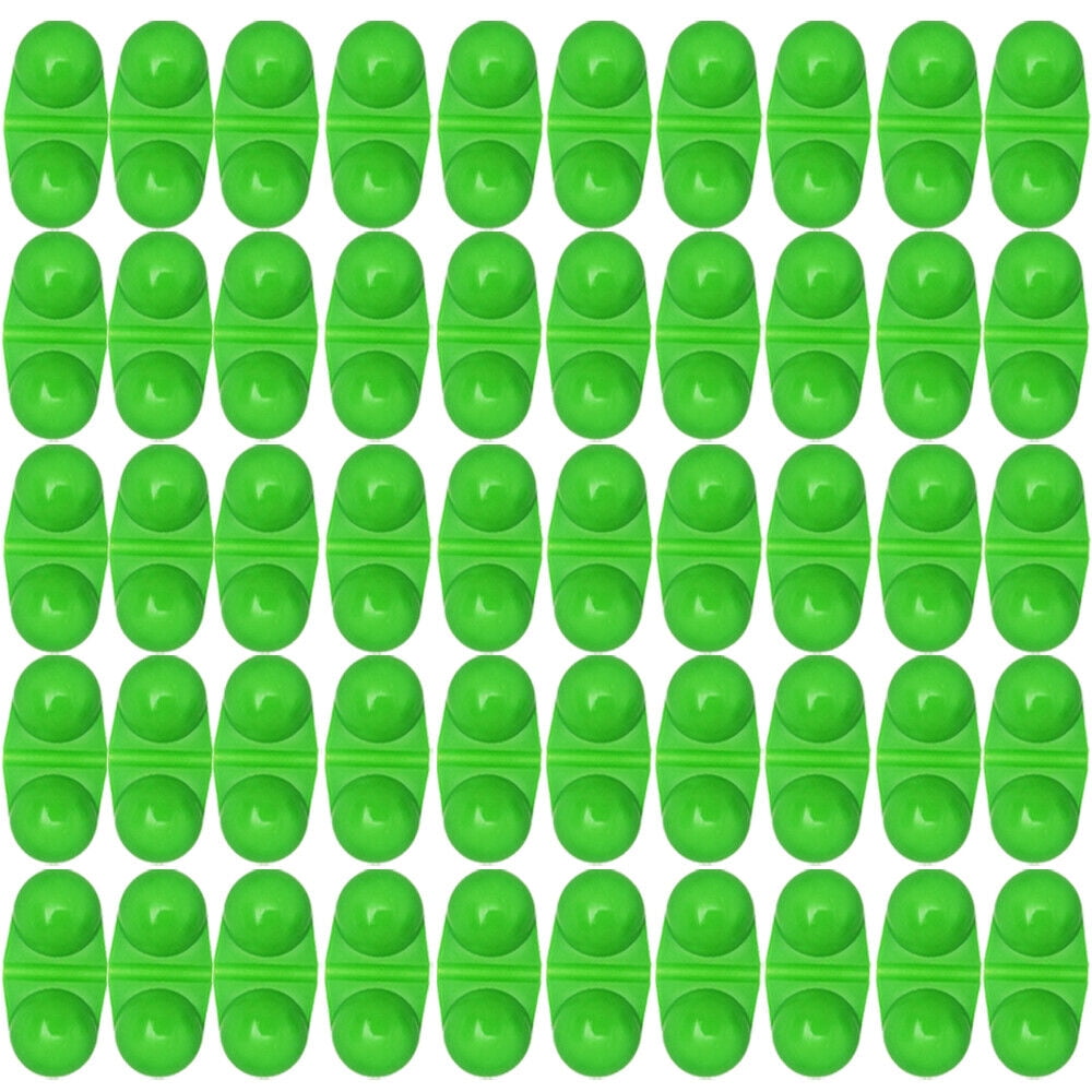 50Pcs Fishing Double Catfish Rattles Compact Line Rattle Beads For Sea ...