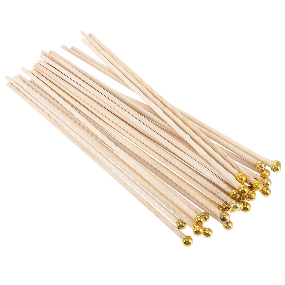 50Pcs Wood Flag Poles Natural Wood Flag Poles Hand Flags Poles Sturdy ...