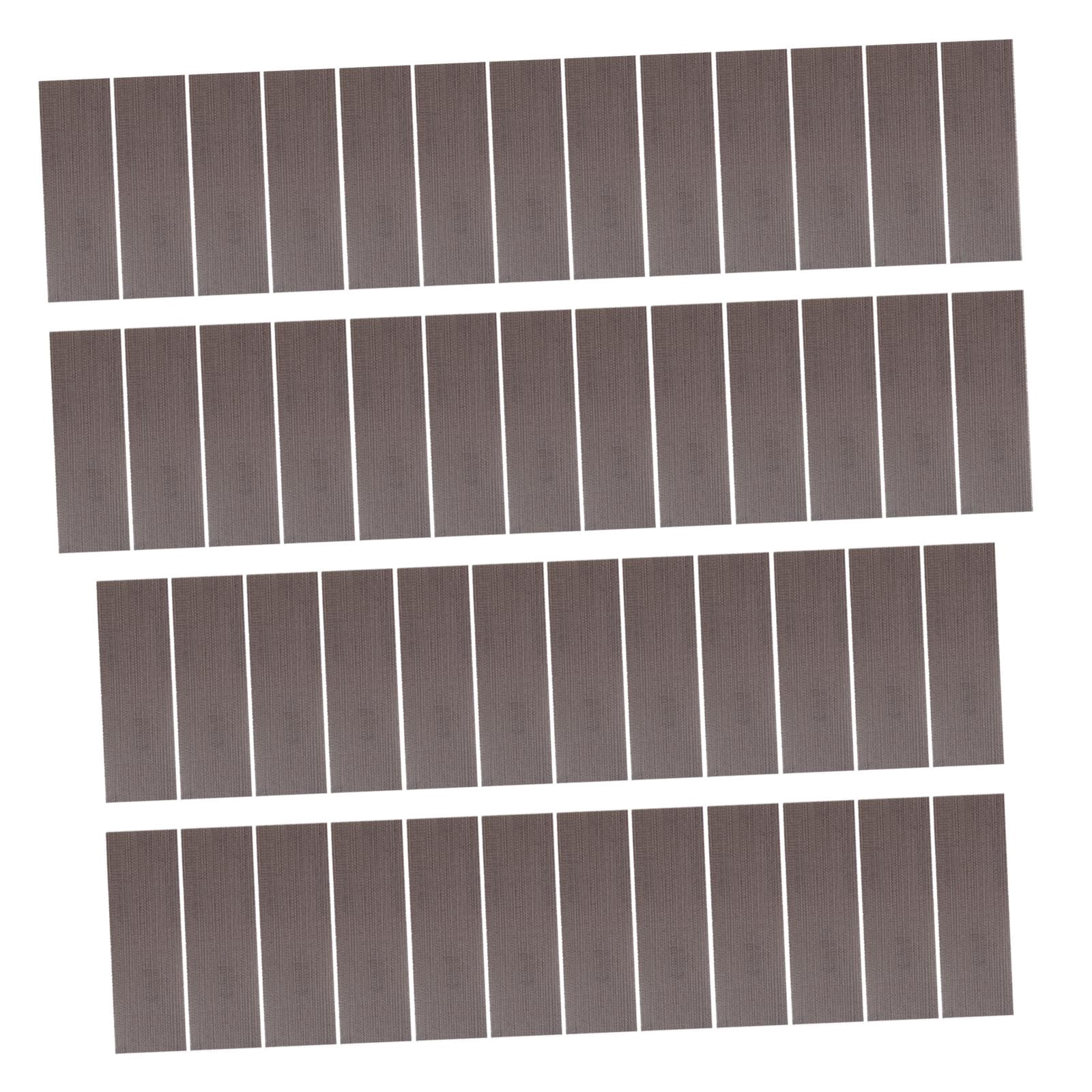50Pcs Flocking Sand Sheets Anti Blocking Sand Sheets Polishing Sanding ...