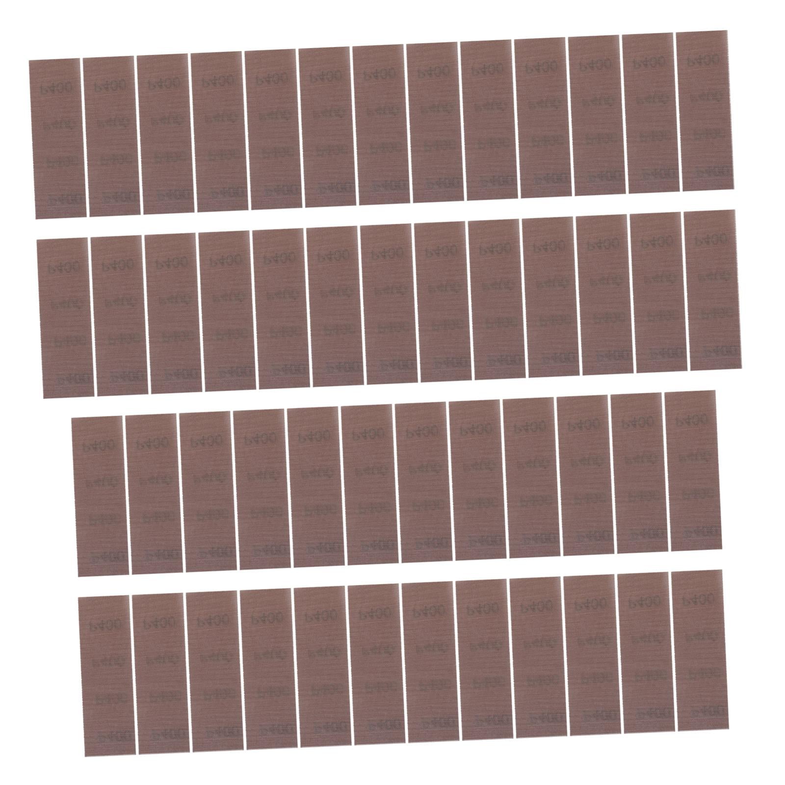 50Pcs Flocking Sand Sheets Anti Blocking Sand Sheets Polishing Sanding ...