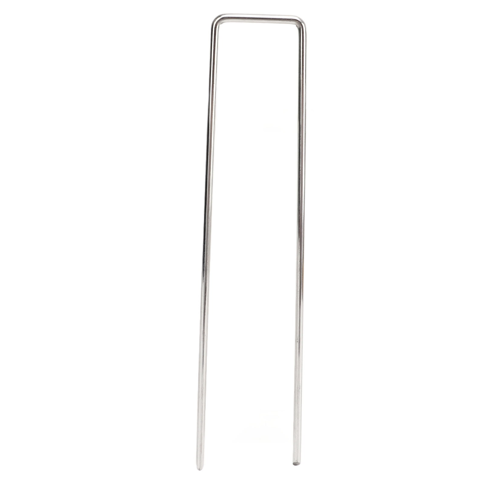 50Pcs Galvanized Steel Garden Stakes U Shaped Tent Stakes U Shaped ...