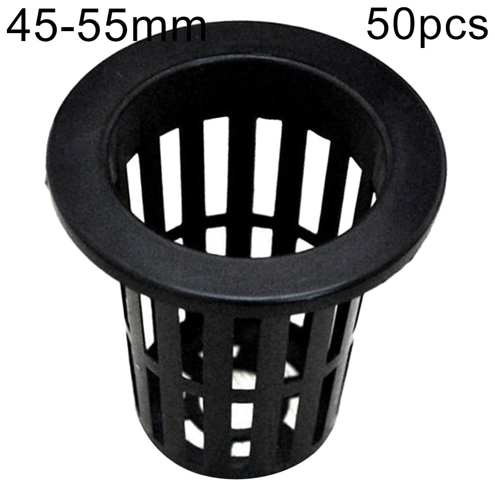 50Pcs Garden Mesh Net Pot Hydroponic Basket Planting Nursery Root Fixing Holder - Walmart.com
