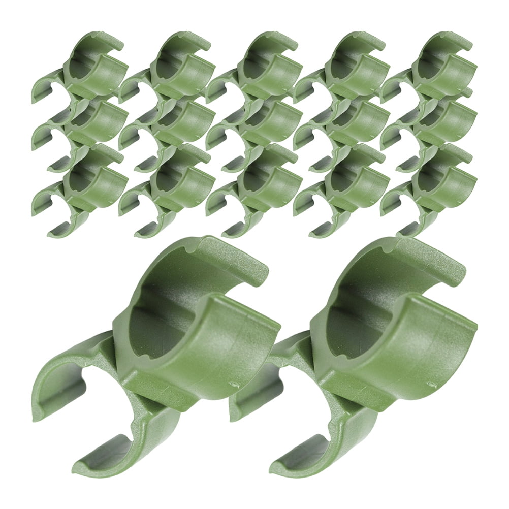 50Pcs Plant Connector Buckles for Garden Trellis Plastic PP Green ...
