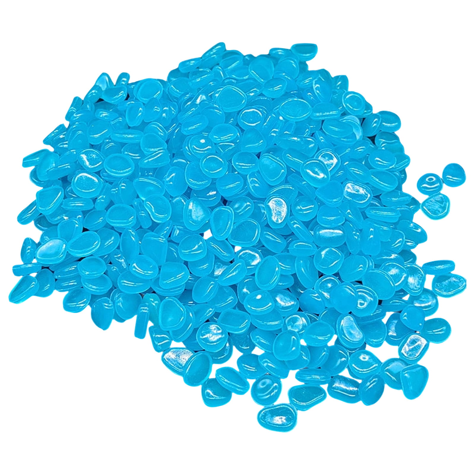 50Pcs Glow in the Dark Stones for Aquarium Decoration and Garden ...