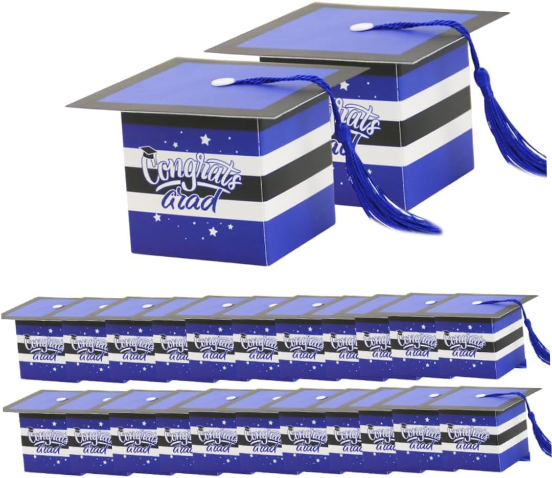50Pcs Graduation Candy Boxes Congrats Grad 2023 Graduation Gift Boxes ...