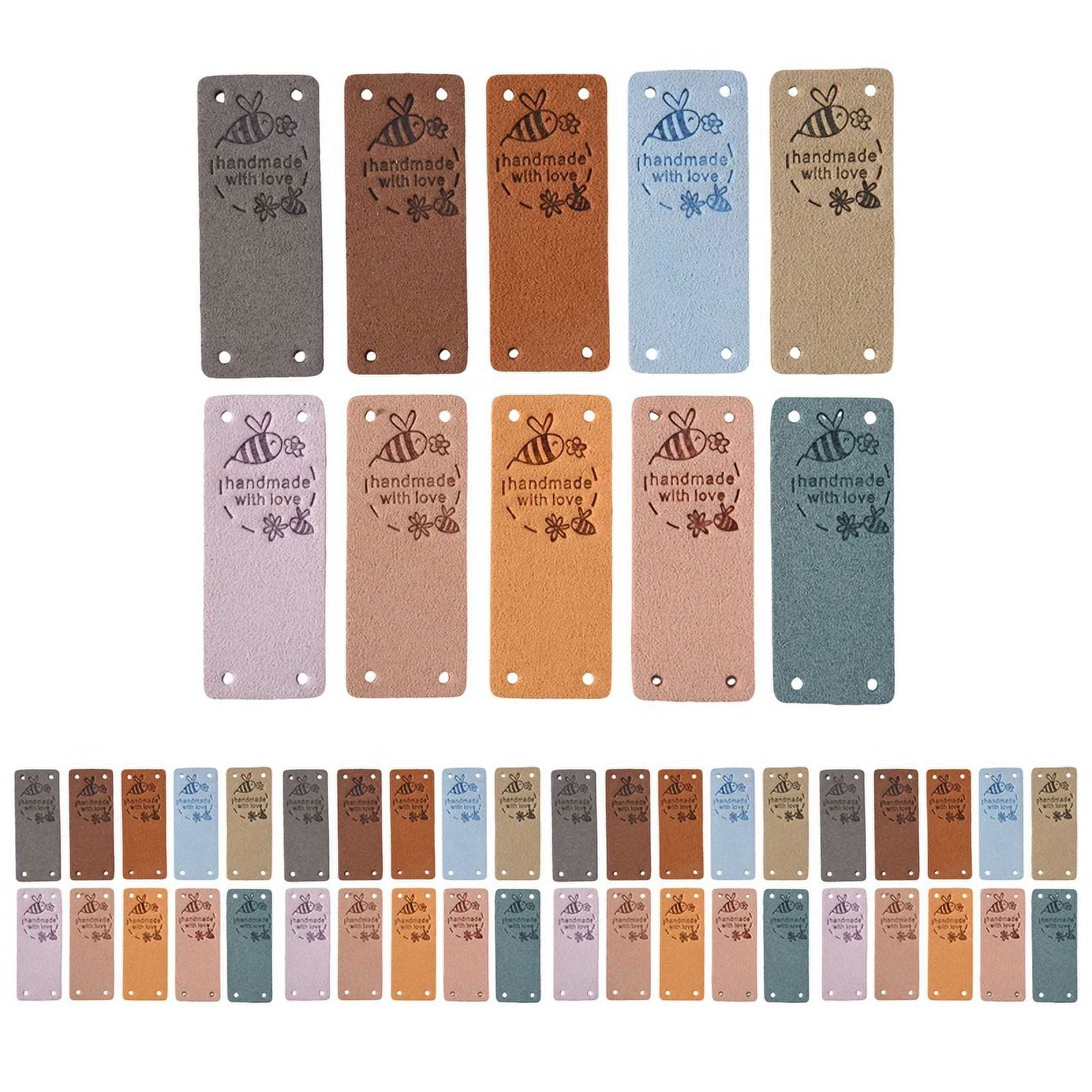 50Pcs Handmade Label Hang Tags for with Love Leather Clothes Gifts Bags ...