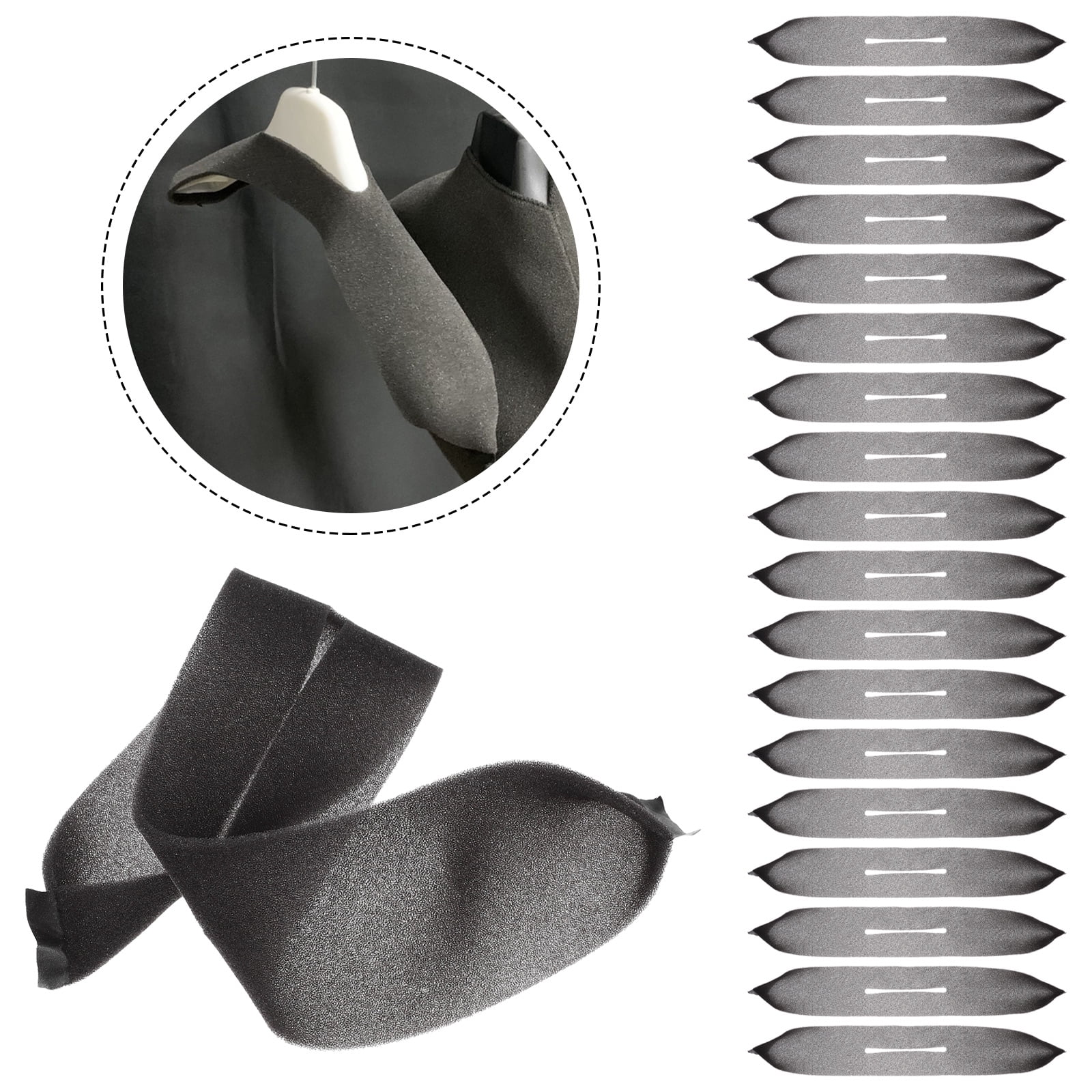 50Pcs Hanger Sponge Pad Anti- skid Shoulder Support Protectors Anti ...