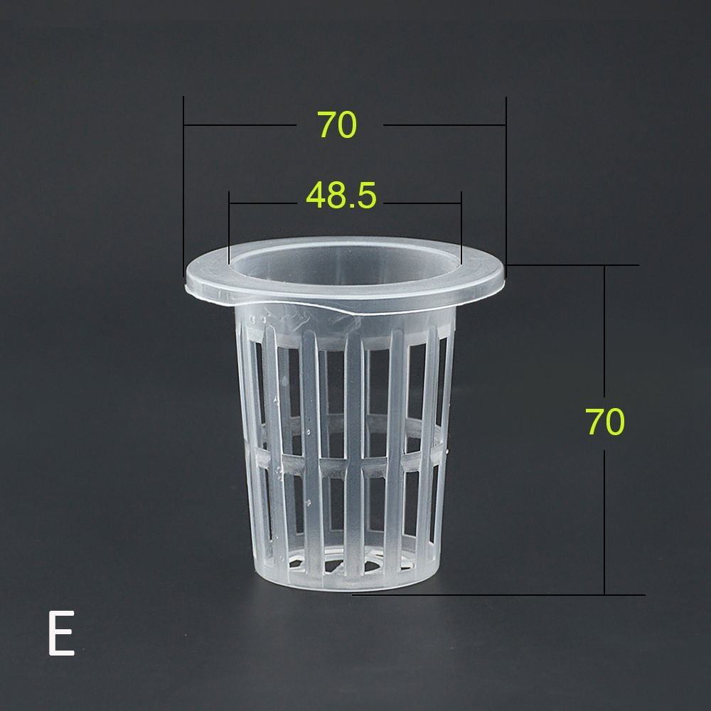 50Pcs Hydroponic Colonization Mesh Pot Net Cup Basket Hydroponic ...